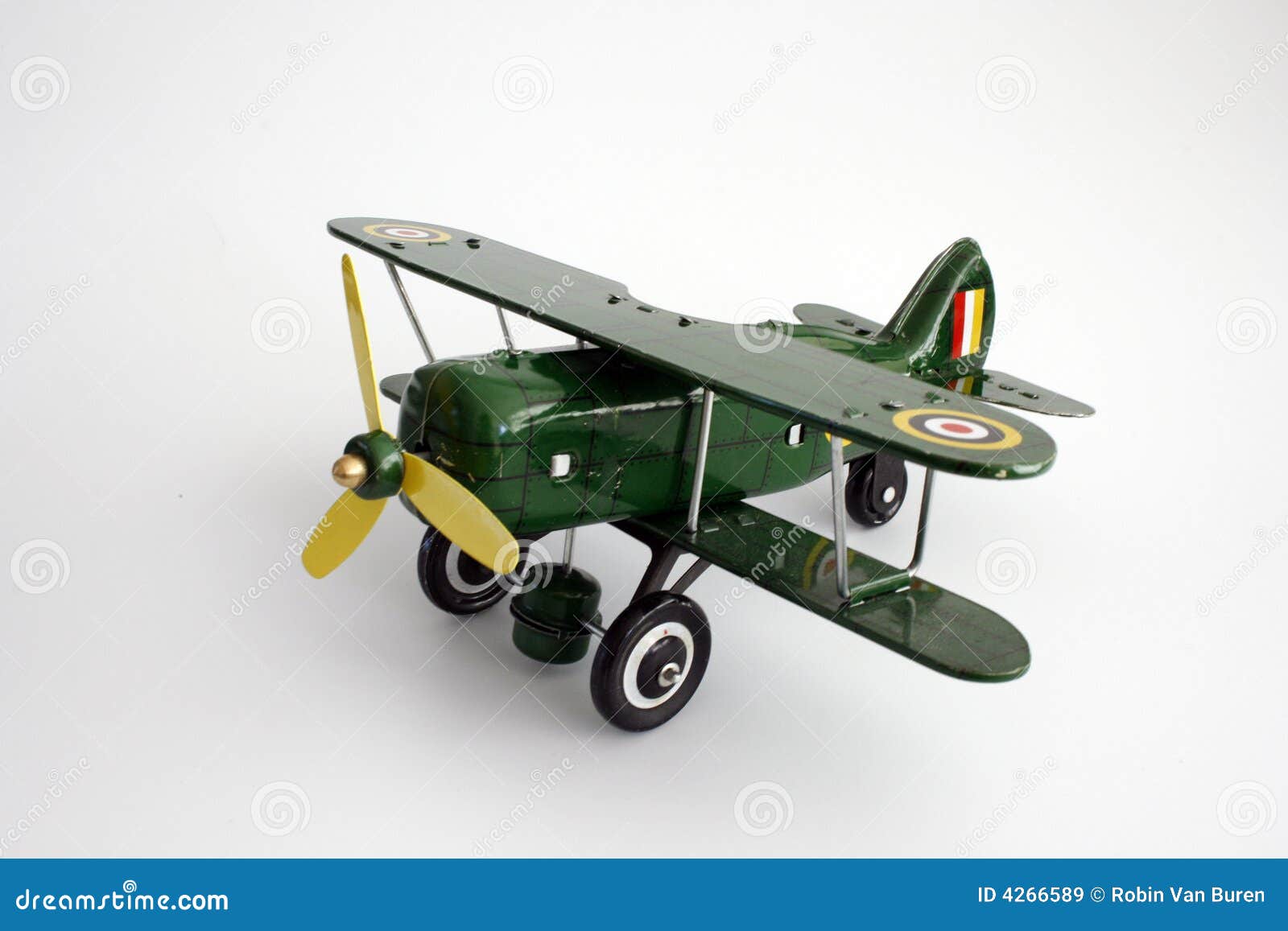 Toy Airplane Isolated stock image. Image of transportation - 4266589