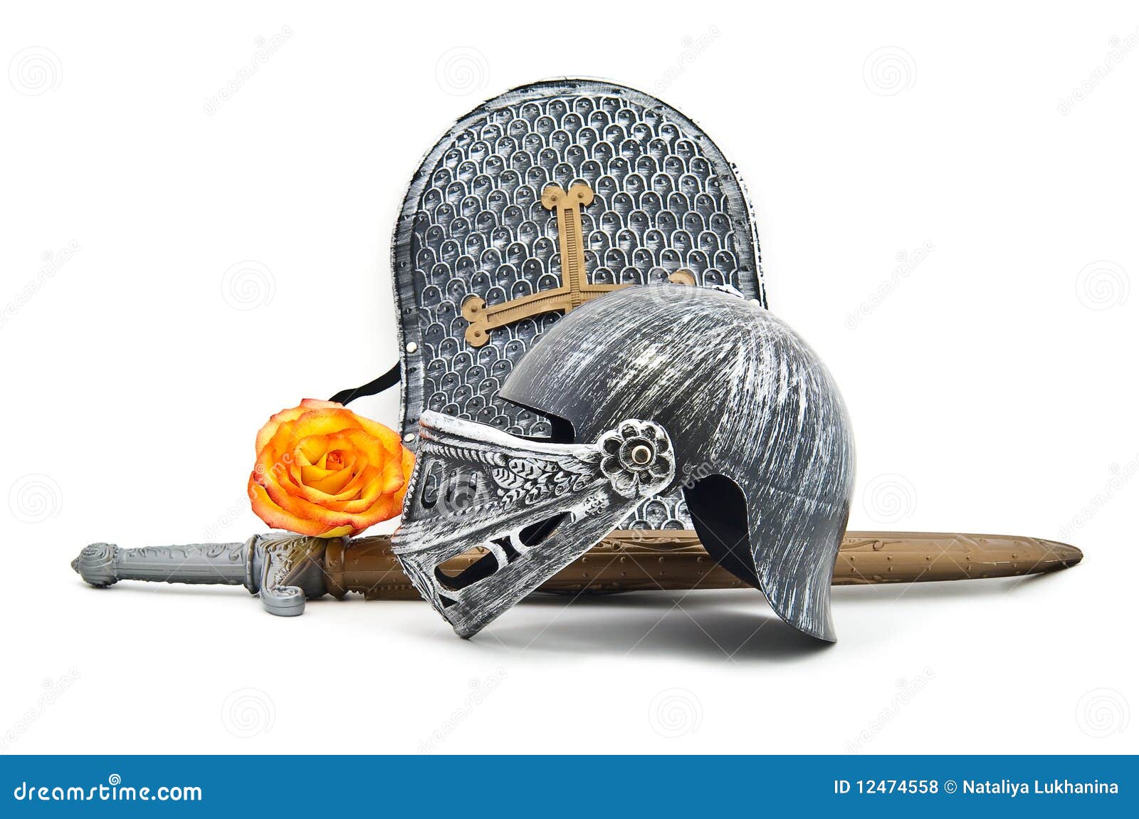 Toy Armour of the knight stock photo. Image of knight - 12474558