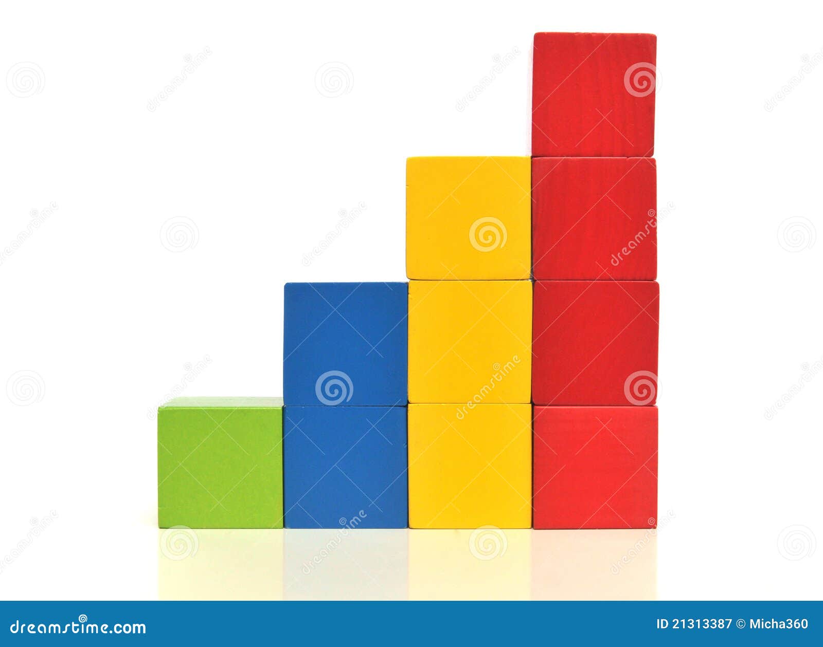 Toy block stairs stock image. Image of build, wooden - 21313387