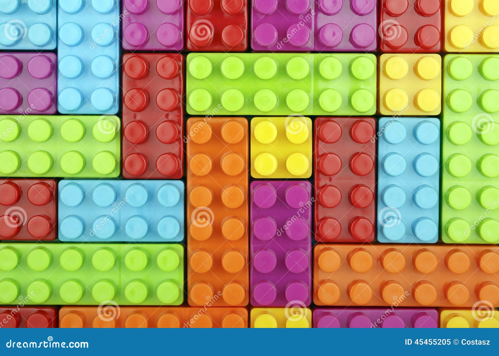 Toy blocks stock image. Image of brick, blue, background - 45455205