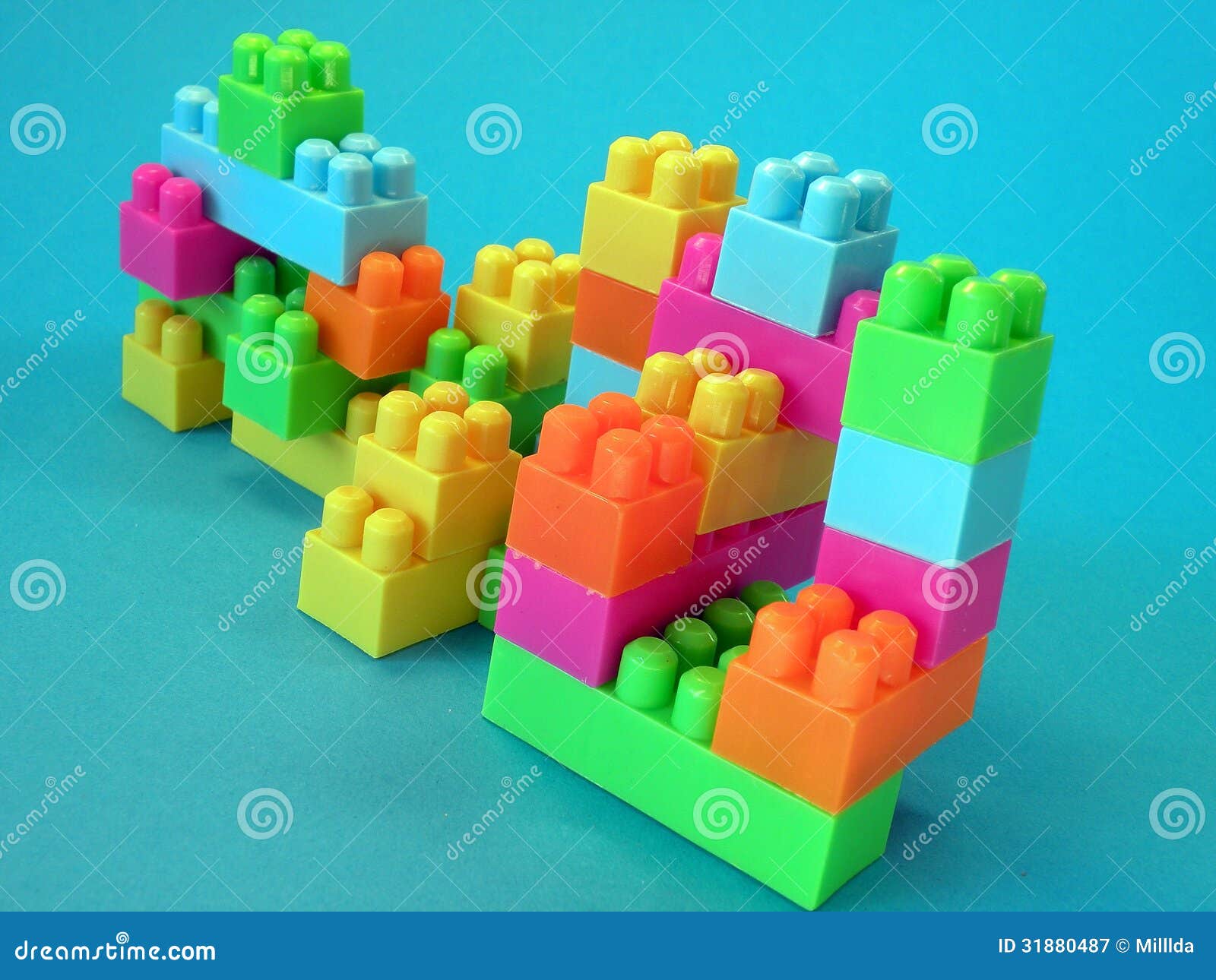 Toy blocks stock image. Image of build, building, estate - 31880487