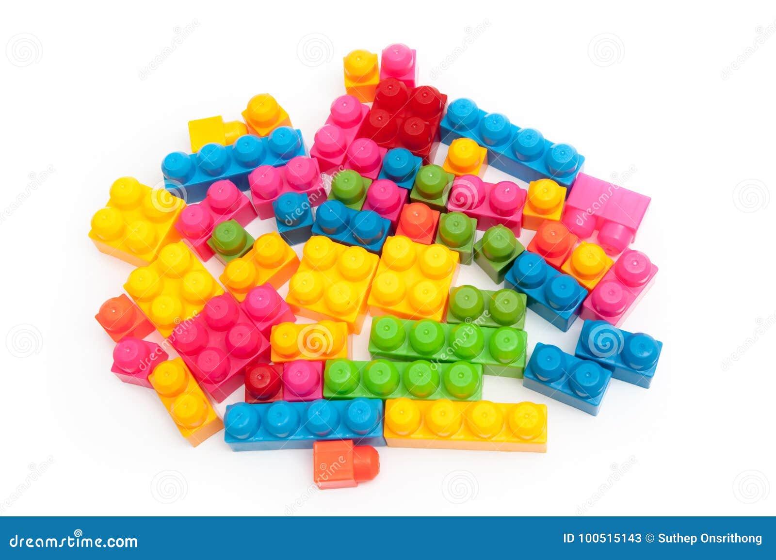 Toy blocks, stock image. Image of isolated, colorful - 100515143