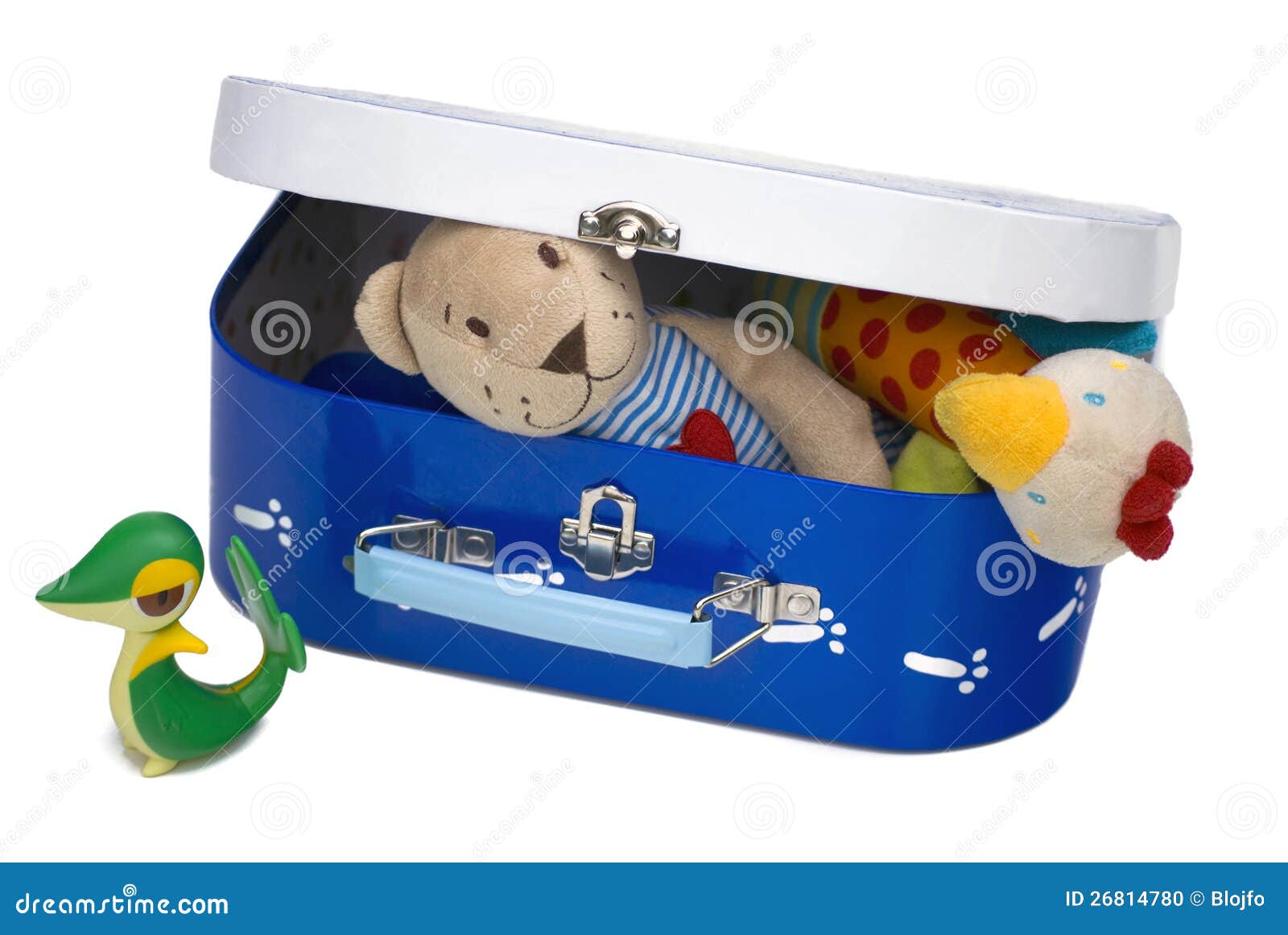 Toy box closed stock photo. Image of baby, teddy, white - 26814780