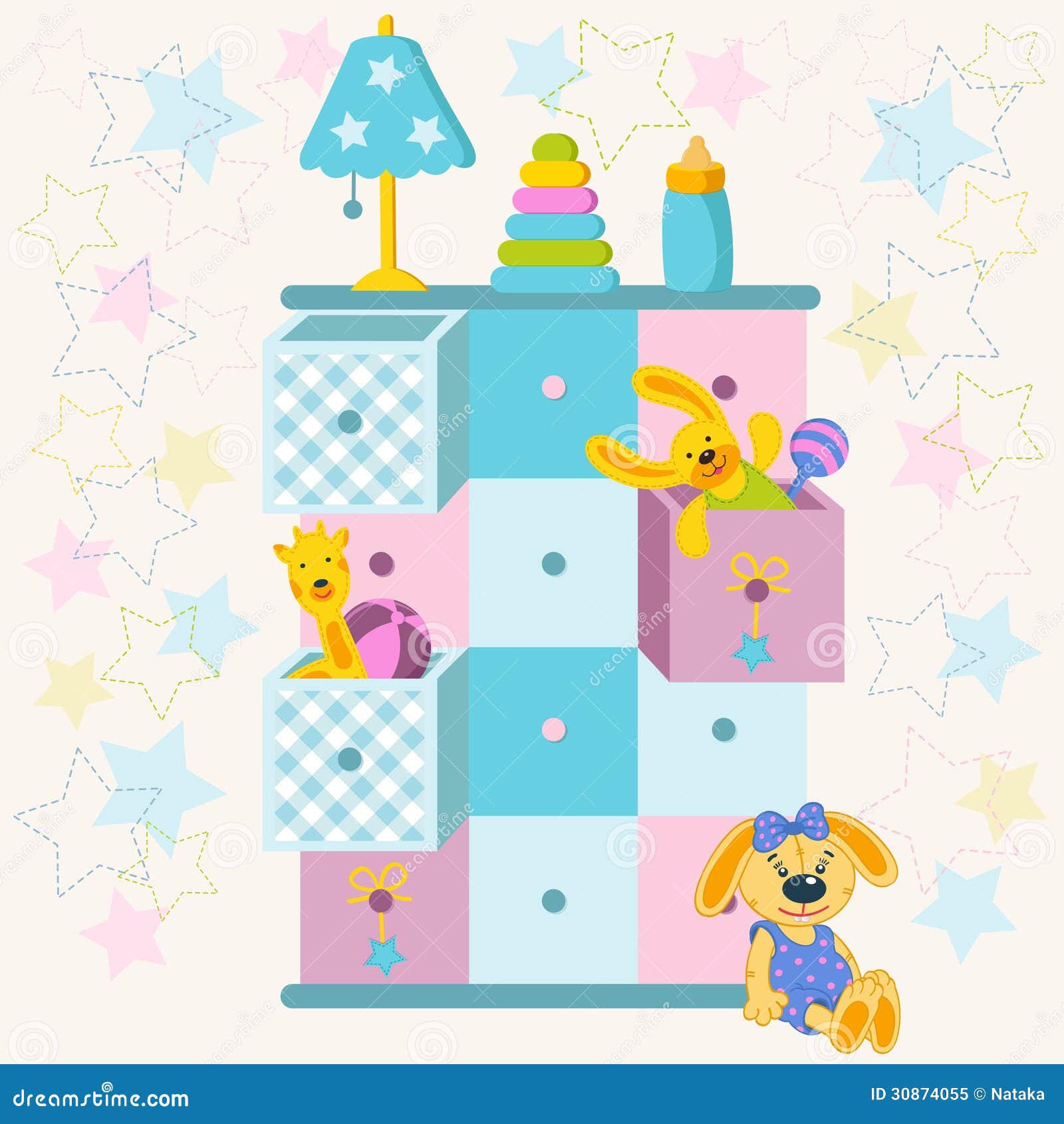 Toy Box Vector | CartoonDealer.com #30874055