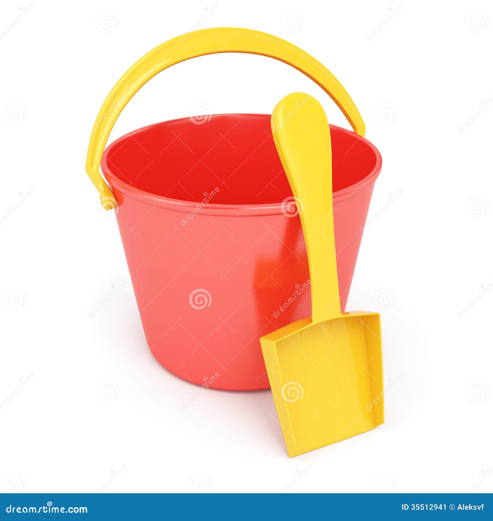 Toy bucket and scoop stock illustration. Illustration of bucket - 35512941