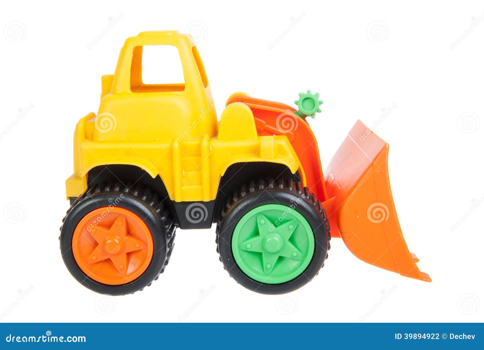 Toy, bulldozer stock photo. Image of machine, excavator - 39894922