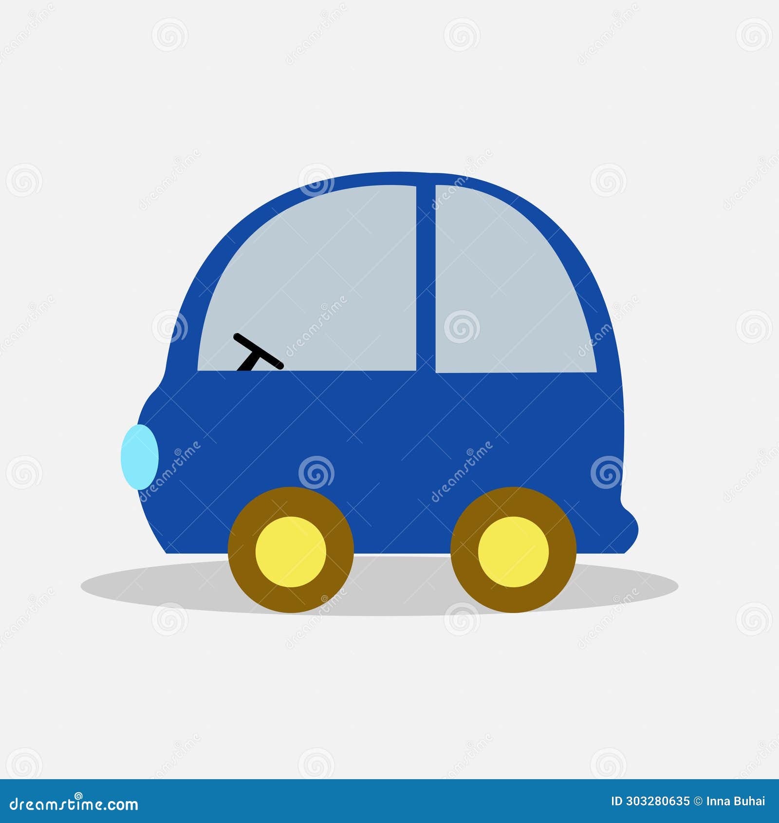 Toy Car. Cartoon Vector Illustration. Stock Vector - Illustration of ...