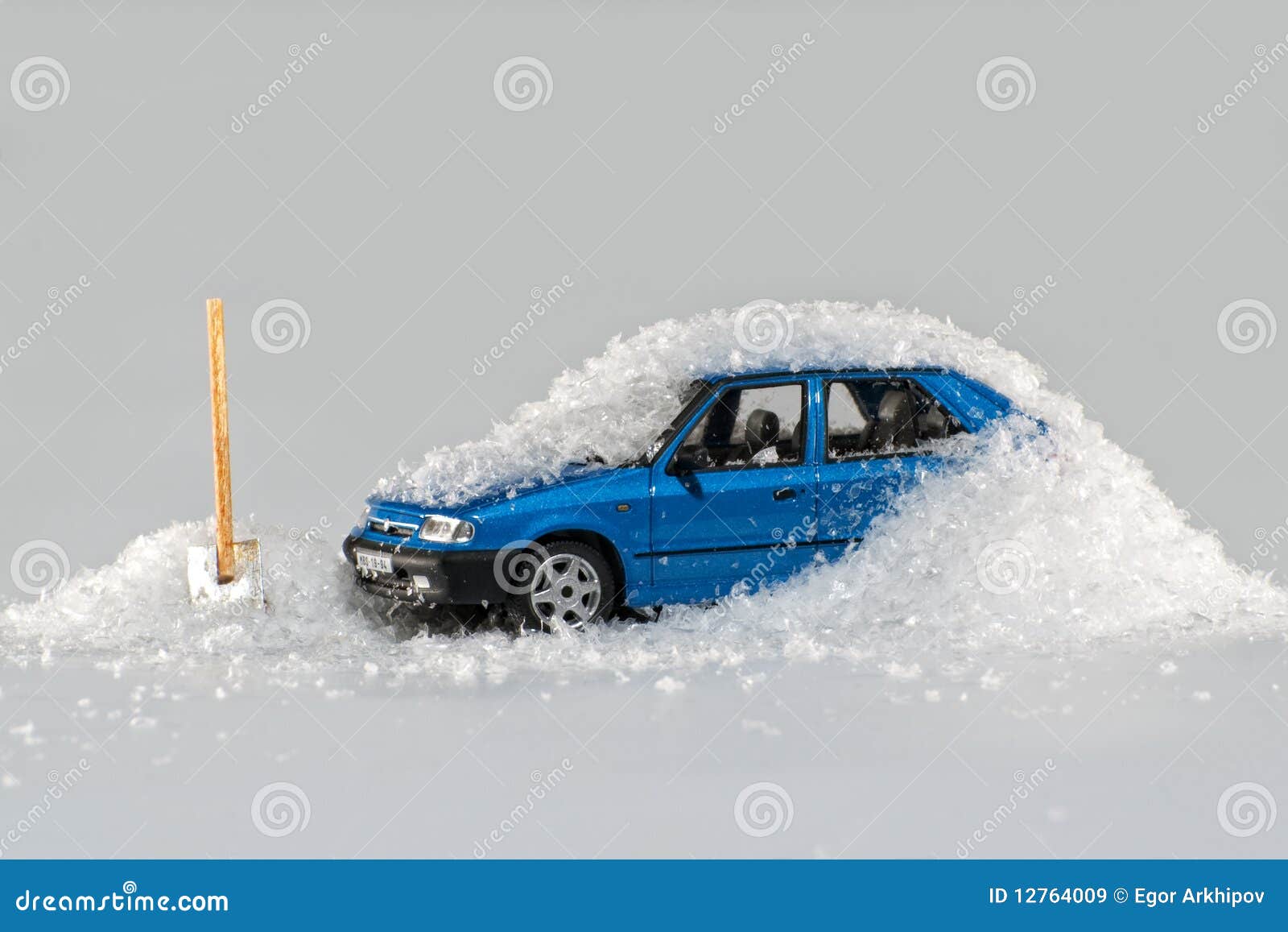 Toy car covered in snow stock image. Image of cold, snowbank - 12764009