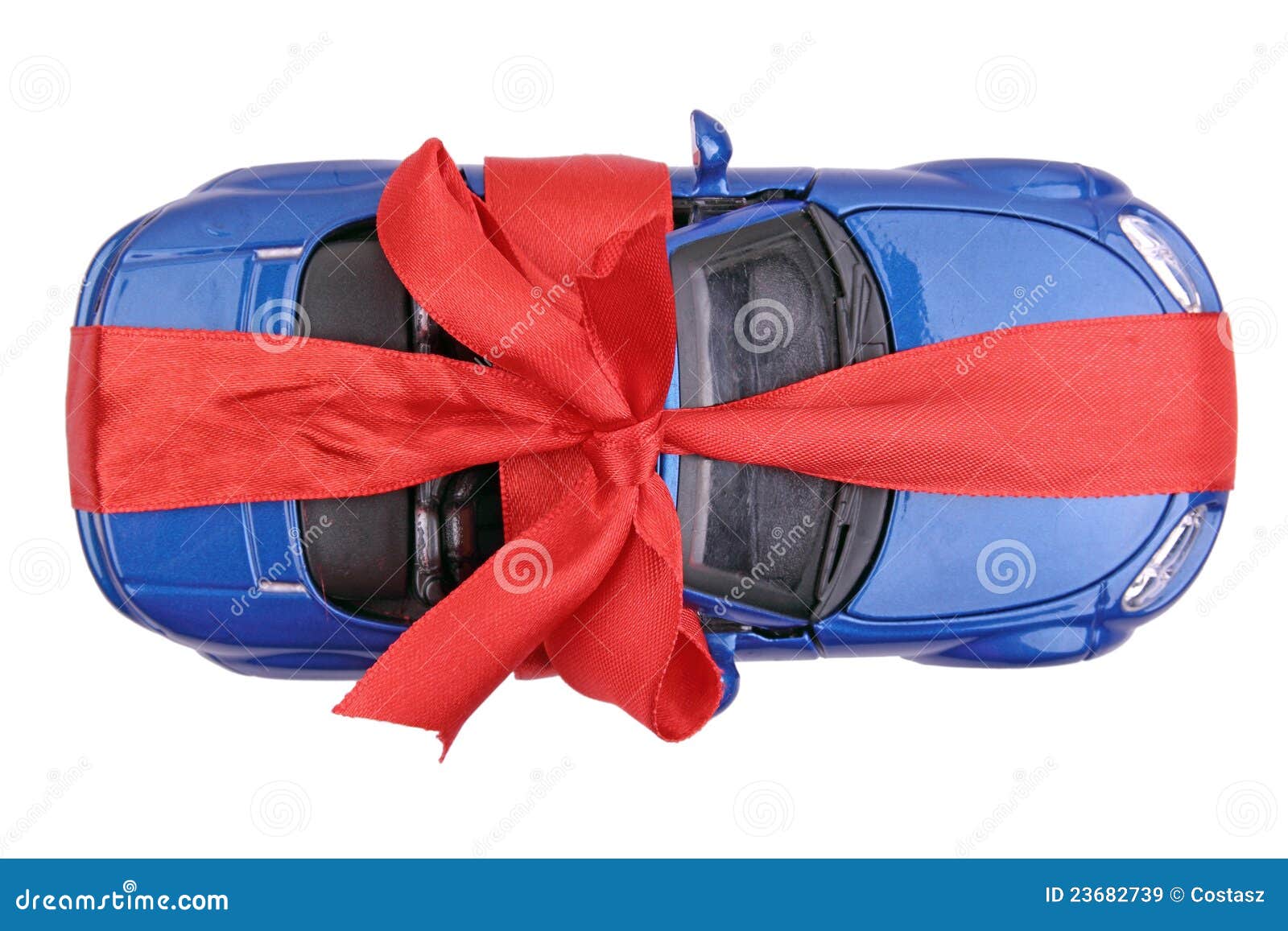 Toy car gift stock image. Image of present, automobile - 23682739