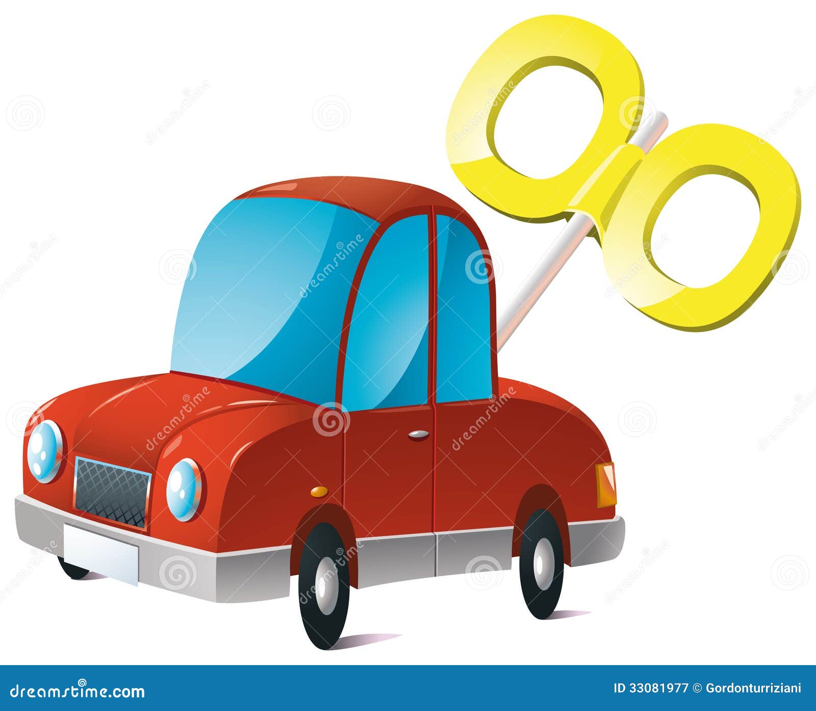 Toy car stock vector. Image of cheerful, nautical, cartoon - 33081977