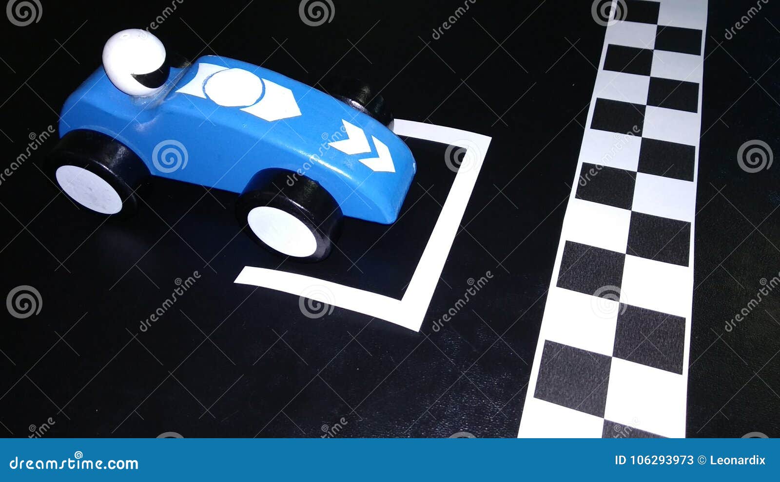 Toy car at starting grid stock image. Image of racing - 106293973