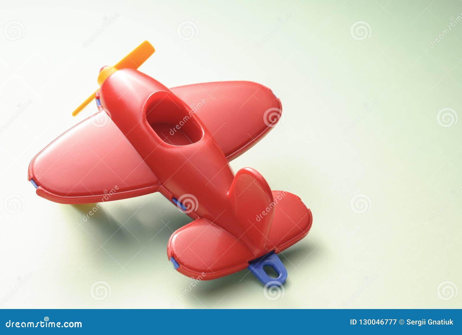 Toy children`s plane stock image. Image of flying, propeller - 130046777