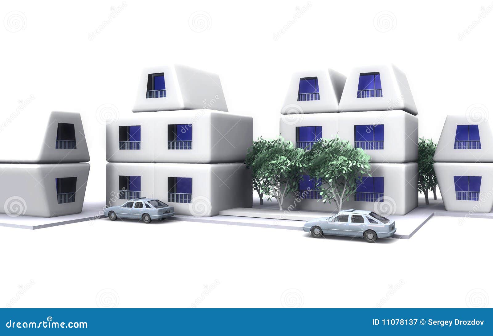 Toy city stock illustration. Illustration of play, residential - 11078137