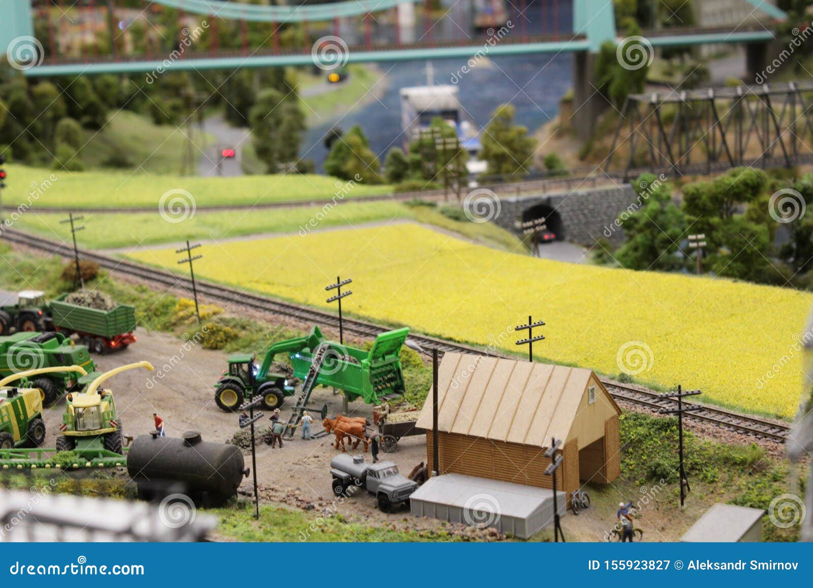 Toy City in a Small Size, Very Beautiful Stock Image - Image of europe ...