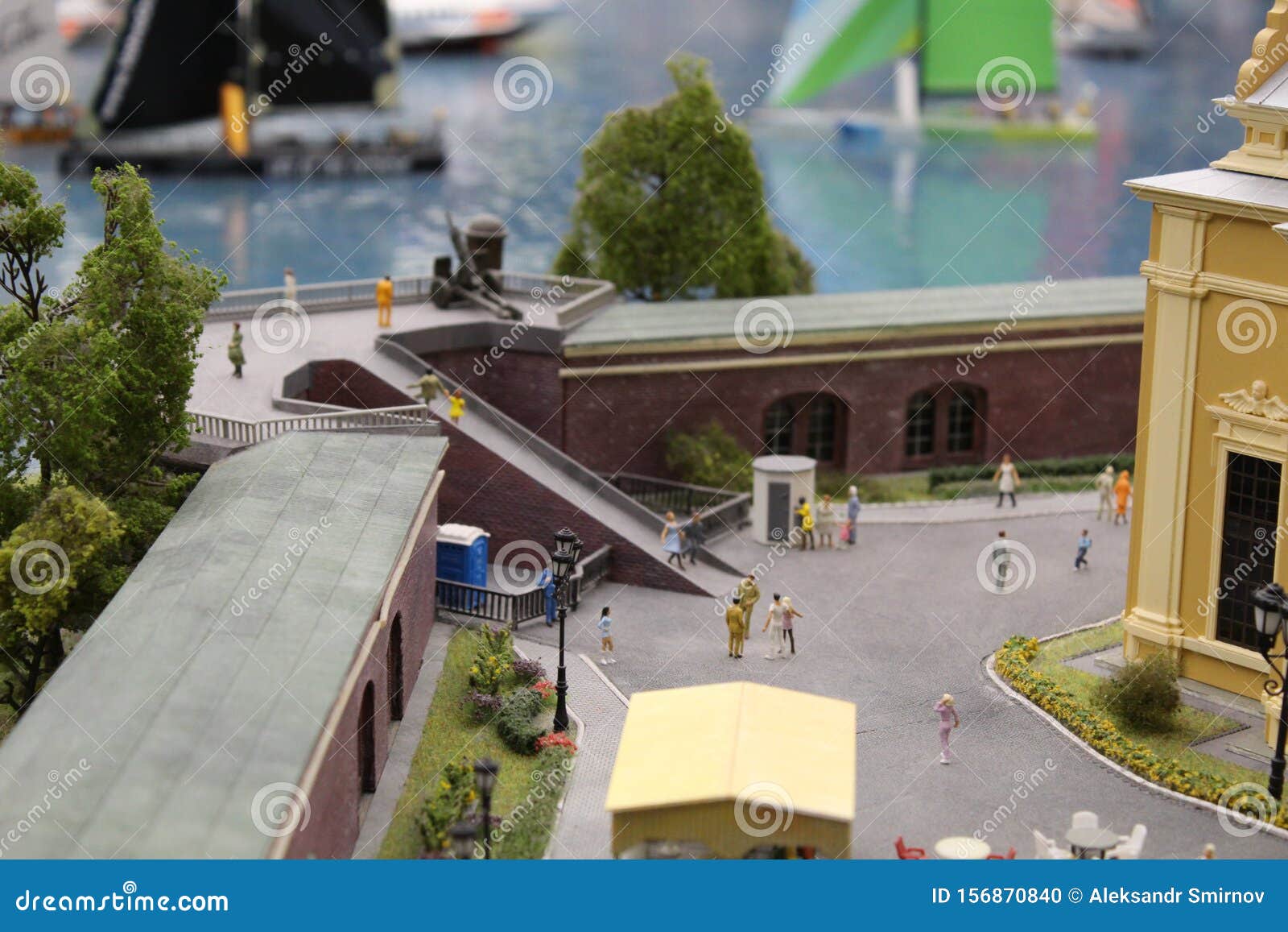Toy City in a Small Size, Very Beautiful Editorial Image - Image of ...