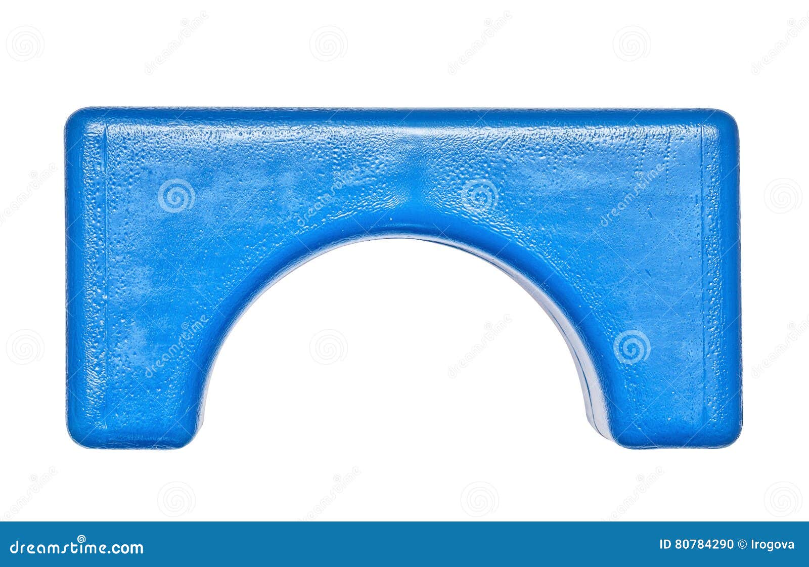 Toy, Colorful Blue Plastic Arch Stock Photo - Image of brick, design ...
