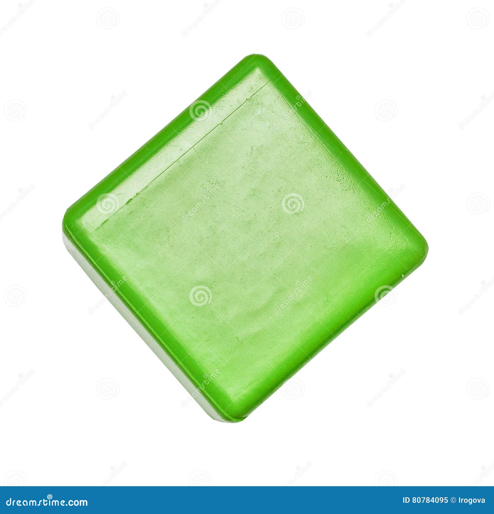 Toy, Colorful Green Plastic Cube, Block Isolated Stock Image - Image of ...