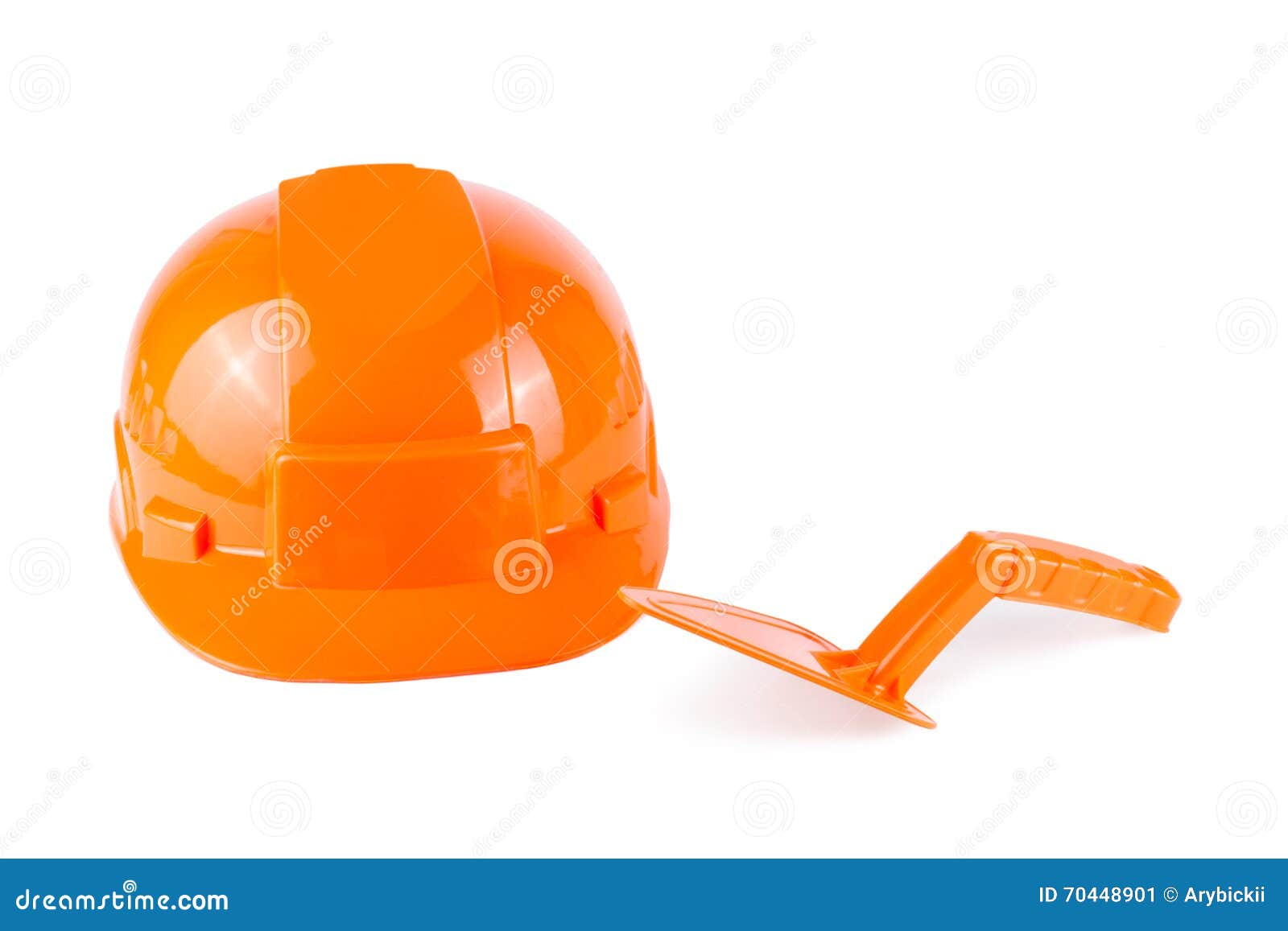 Toy Construction Helmet and Tools Over Stock Image - Image of activity ...