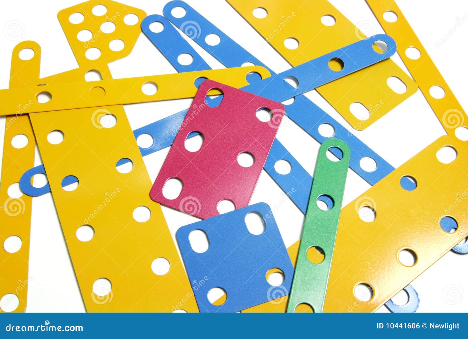 Toy Construction Pieces stock photo. Image of close, colours - 10441606