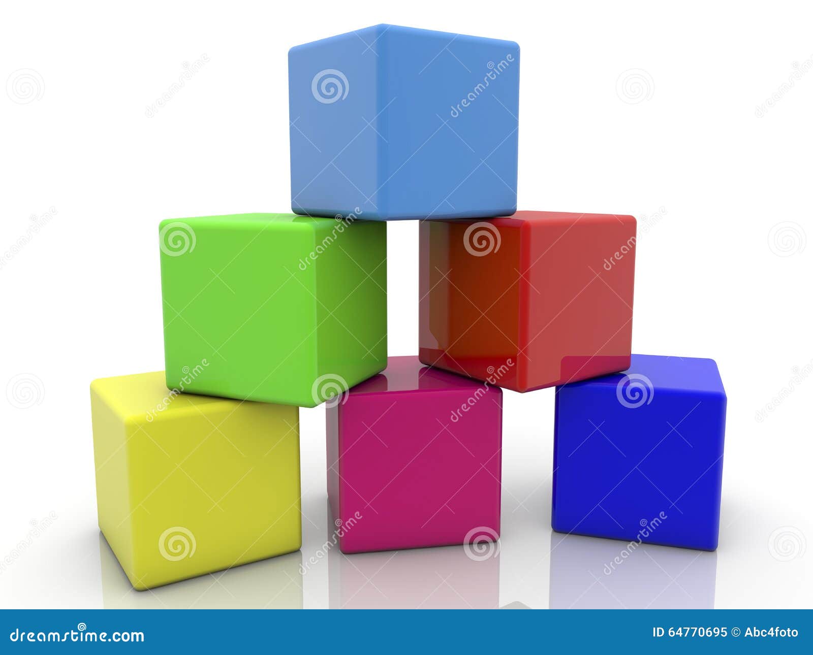 Cubes Pyramid Royalty-Free Stock Photo | CartoonDealer.com #11240775