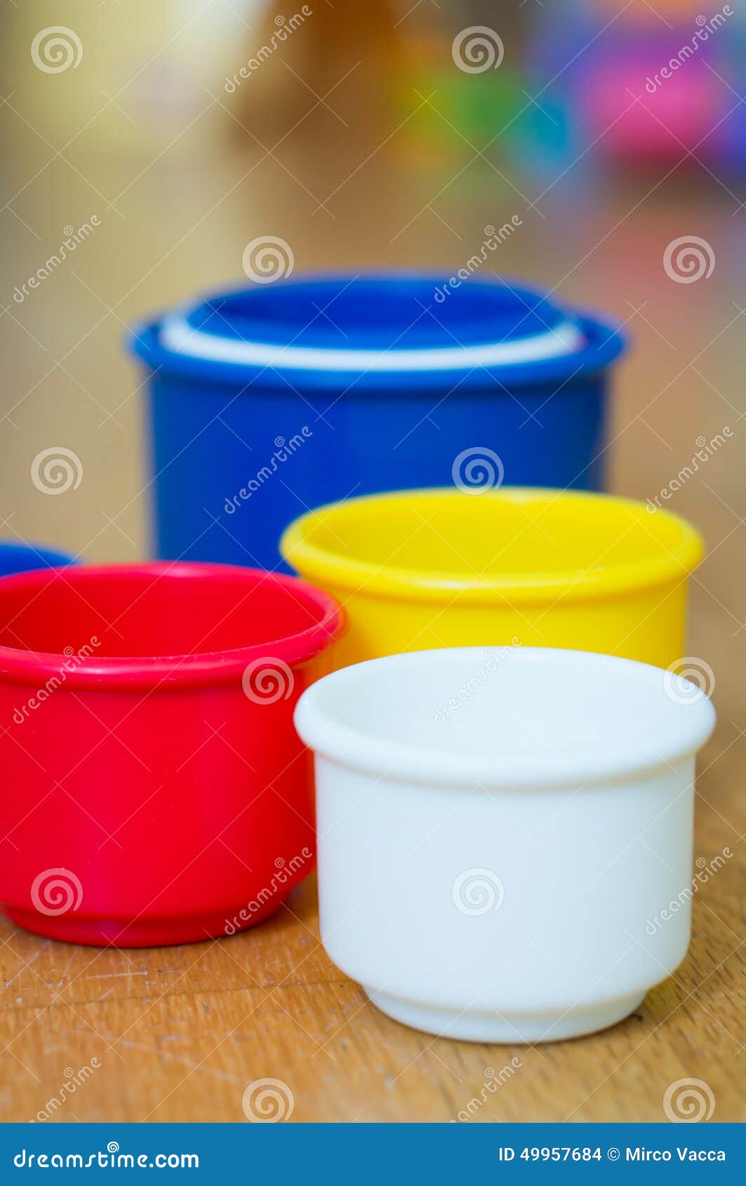Toy cups stock photo. Image of cups, colorful, plastic - 49957684