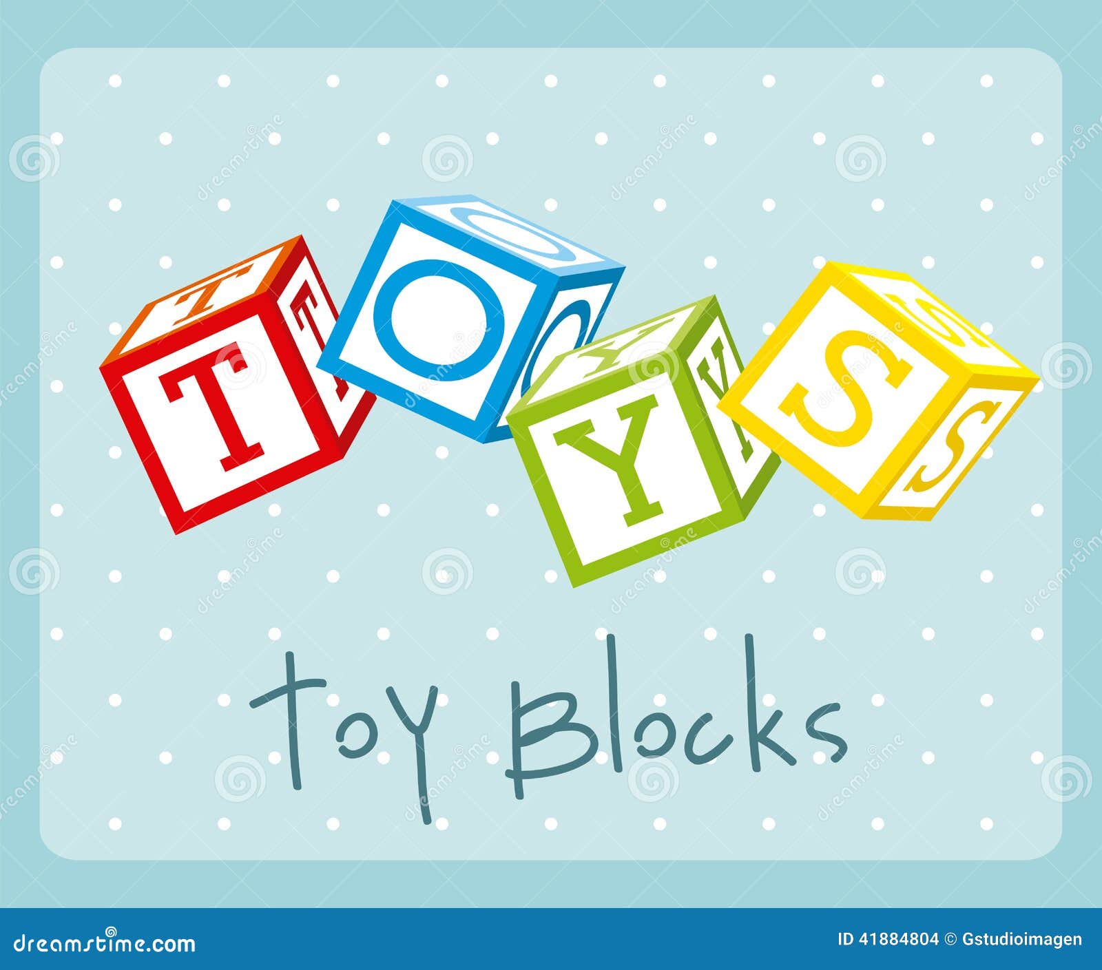 Toy design stock vector. Illustration of happy, elements - 41884804