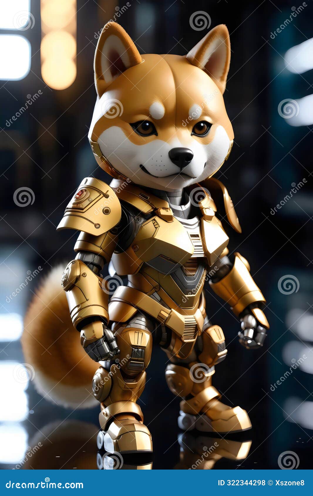 Toy with a dog face stock illustration. Illustration of cartoon - 322344298