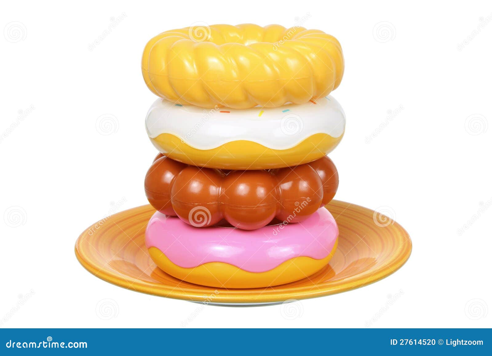 Toy Doughnuts stock photo. Image of shape, still, snacks - 27614520