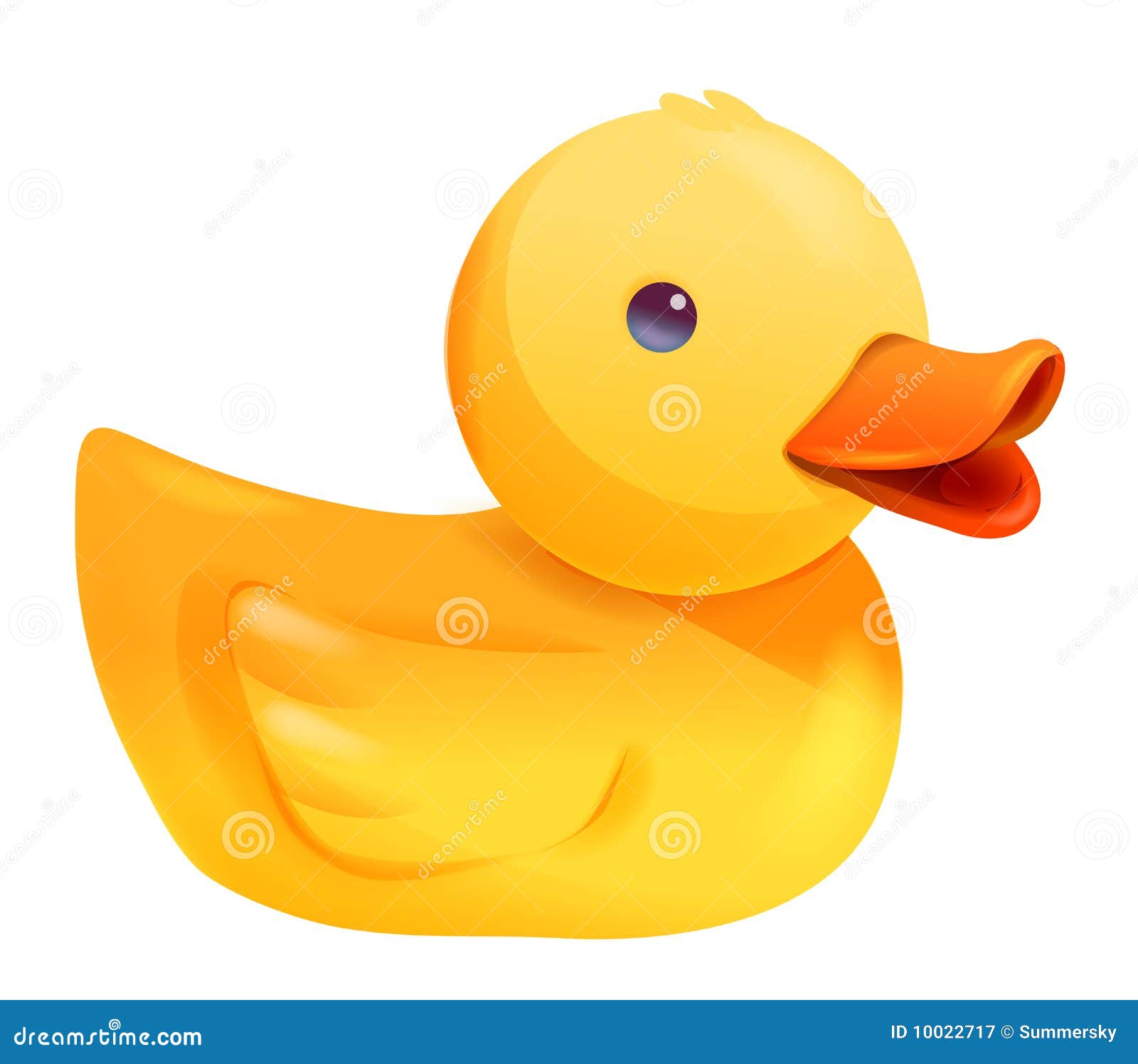Toy duck stock illustration. Illustration of closeup - 10022717