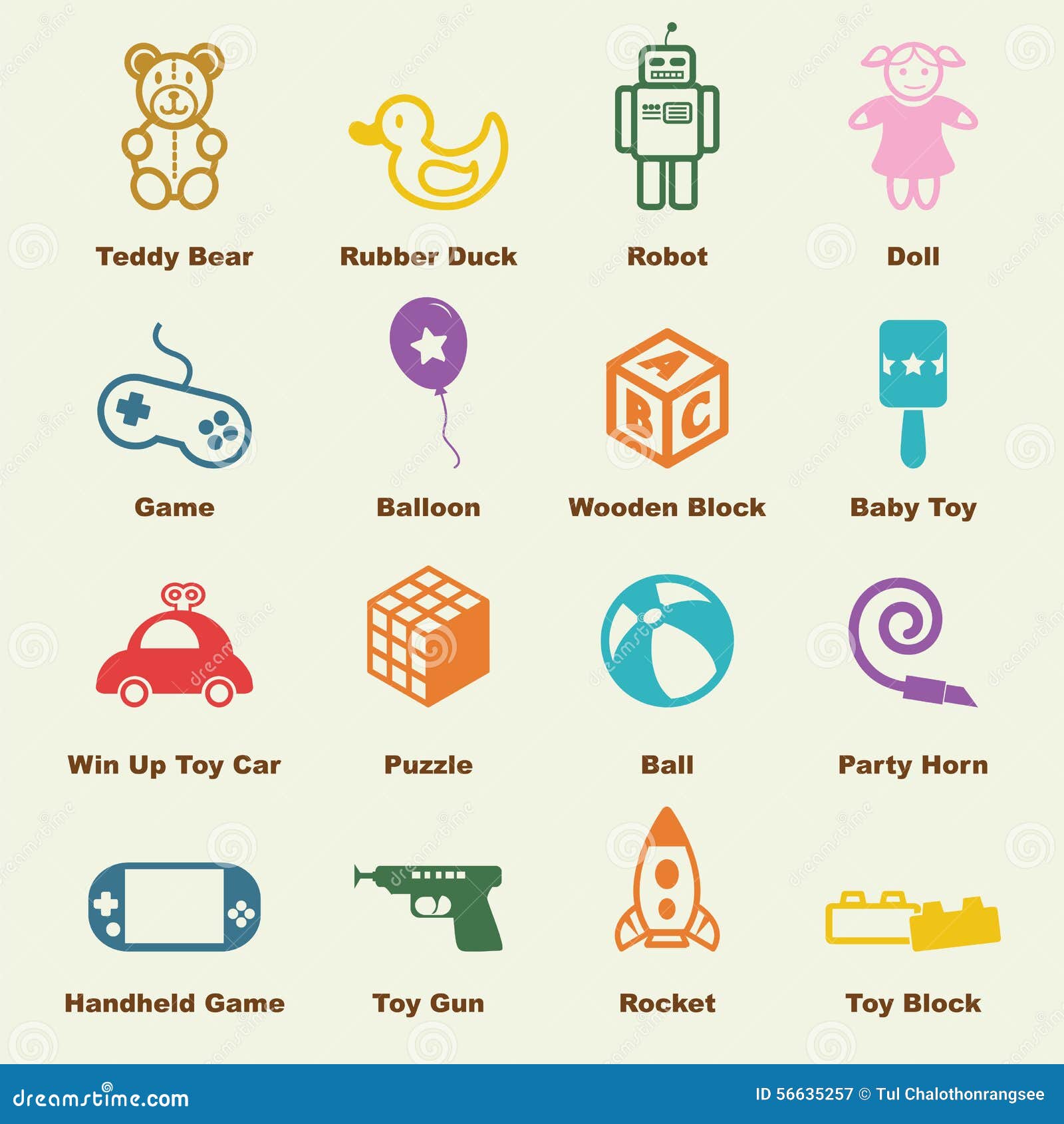 Toy elements stock illustration. Illustration of rocket - 56635257