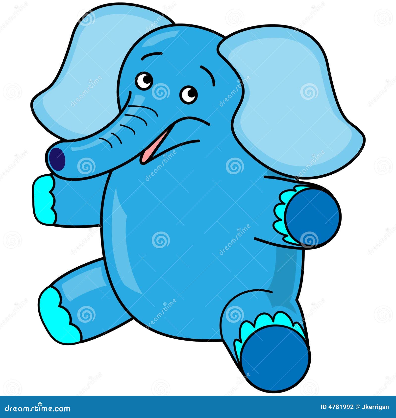 Toy Elephant stock vector. Illustration of cartoon, cute - 4781992