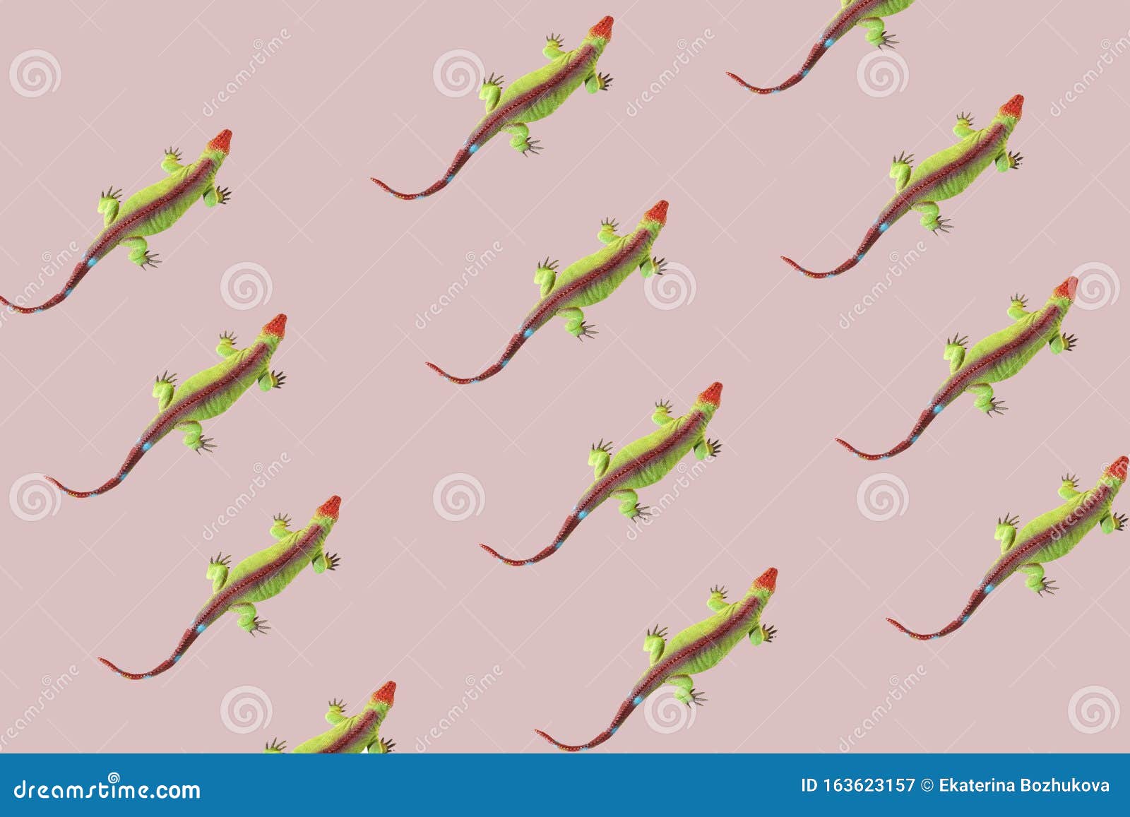 Toy Figure Lizard. Top View Stock Image - Image of background, jurassic ...