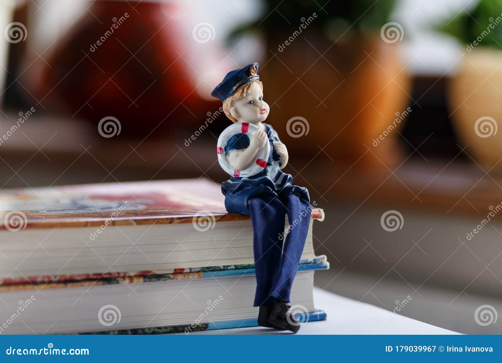 Toy figure of a sailor stock image. Image of figure - 179039967