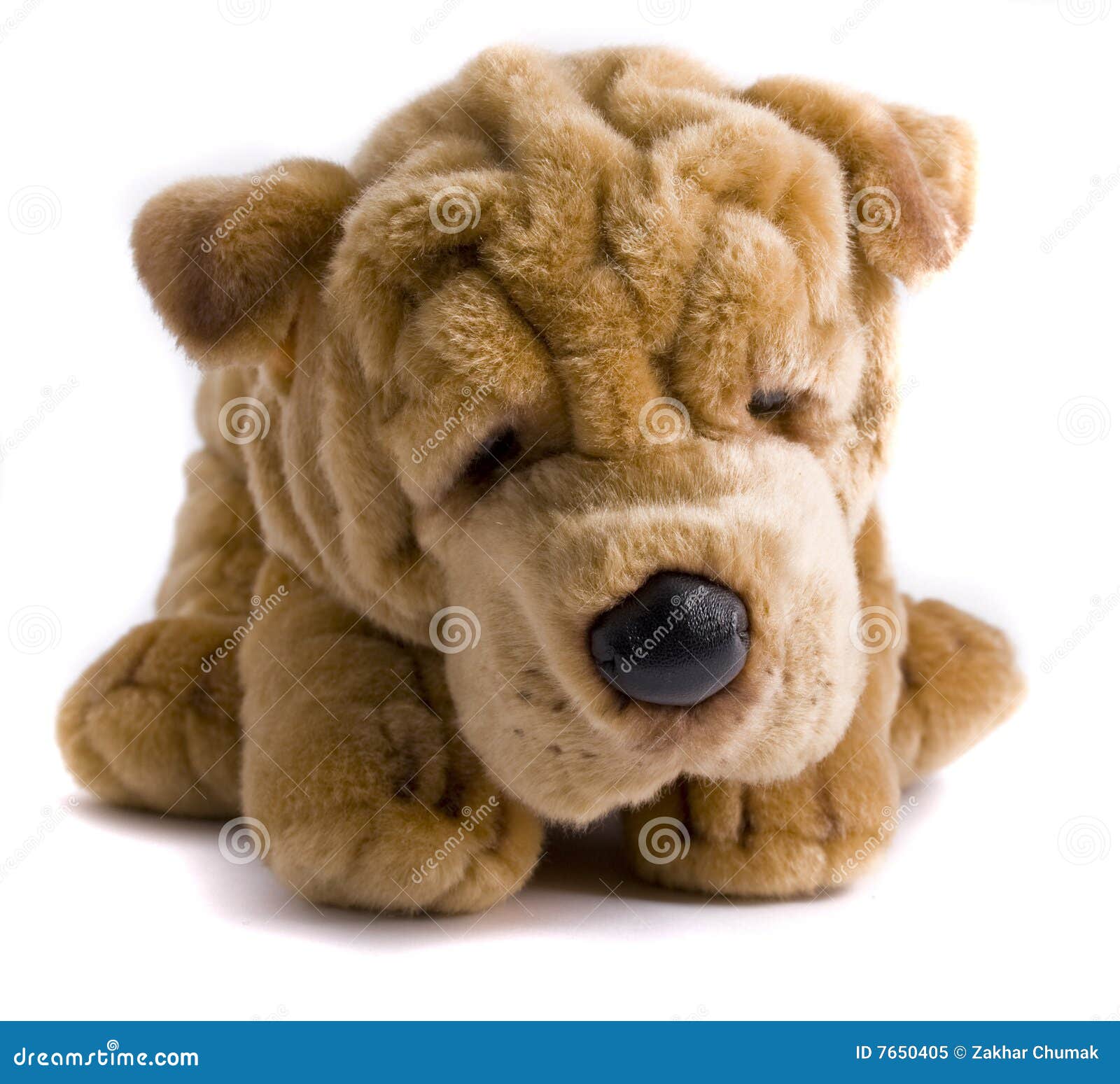 Toy fluffy puppet stock image. Image of isolated, cute - 7650405