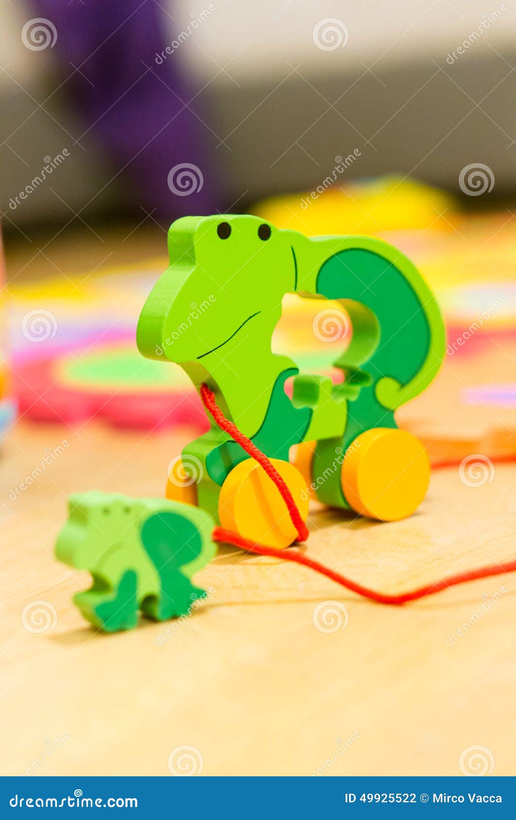Toy frog stock photo. Image of wheels, frog, wood, wooden - 49925522
