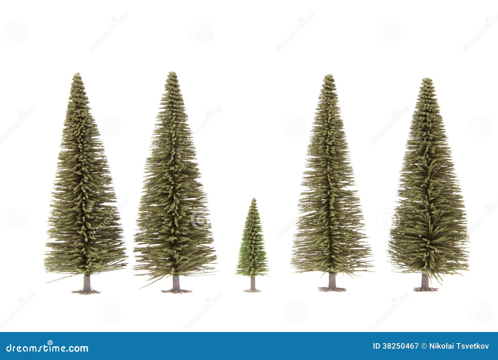 Toy fur-trees stock image. Image of furtree, plastic - 38250467