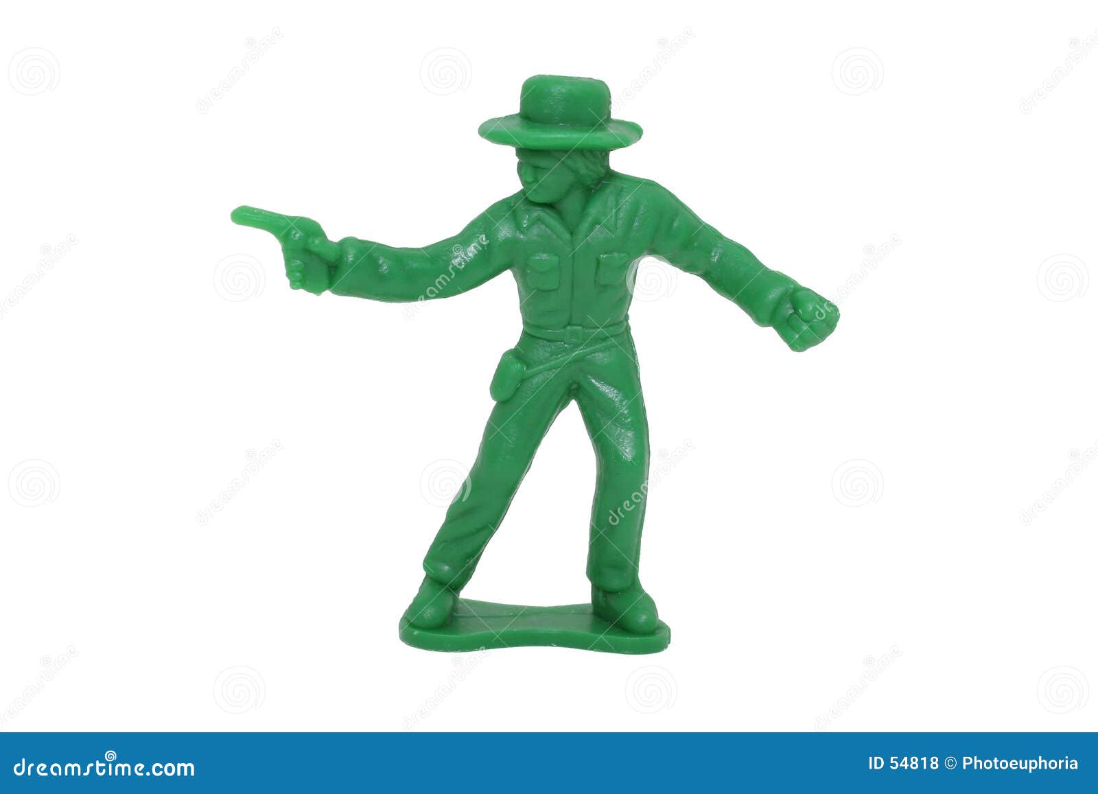 Toy Green Cowboy (8.2mp Image) Stock Photo - Image of play, game: 54818