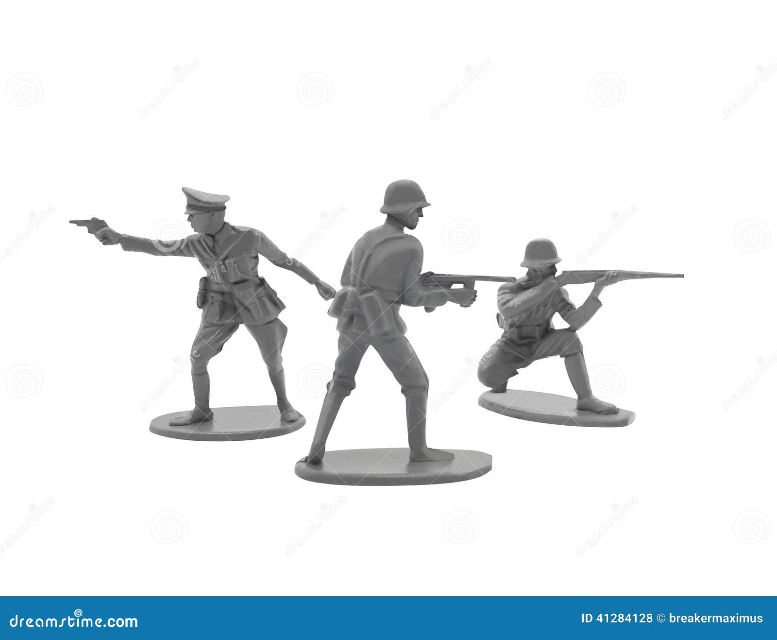 Toy grey soldiers stock photo. Image of decoration, army - 41284128