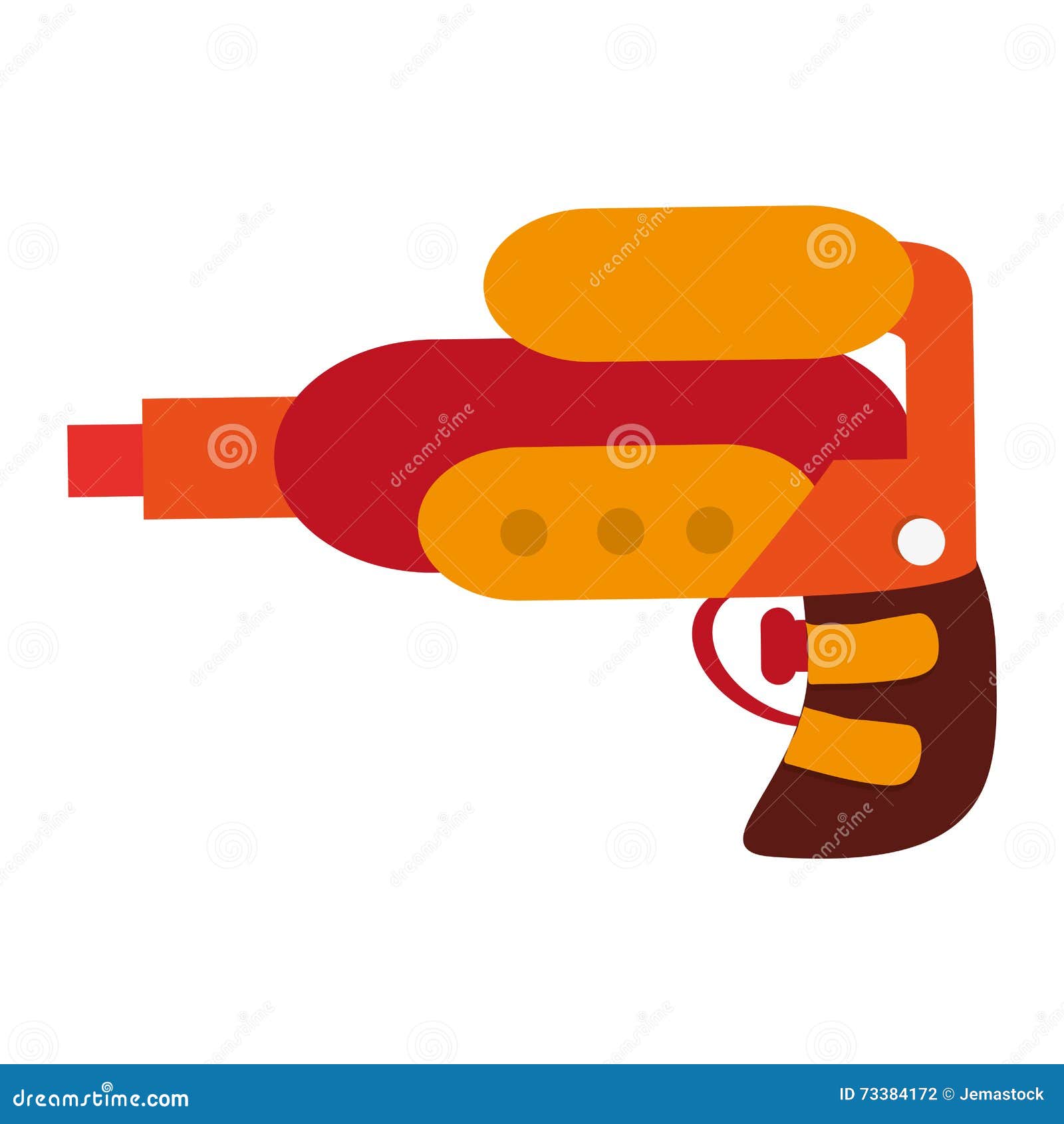 Toy gun icon stock illustration. Illustration of blaster - 73384172