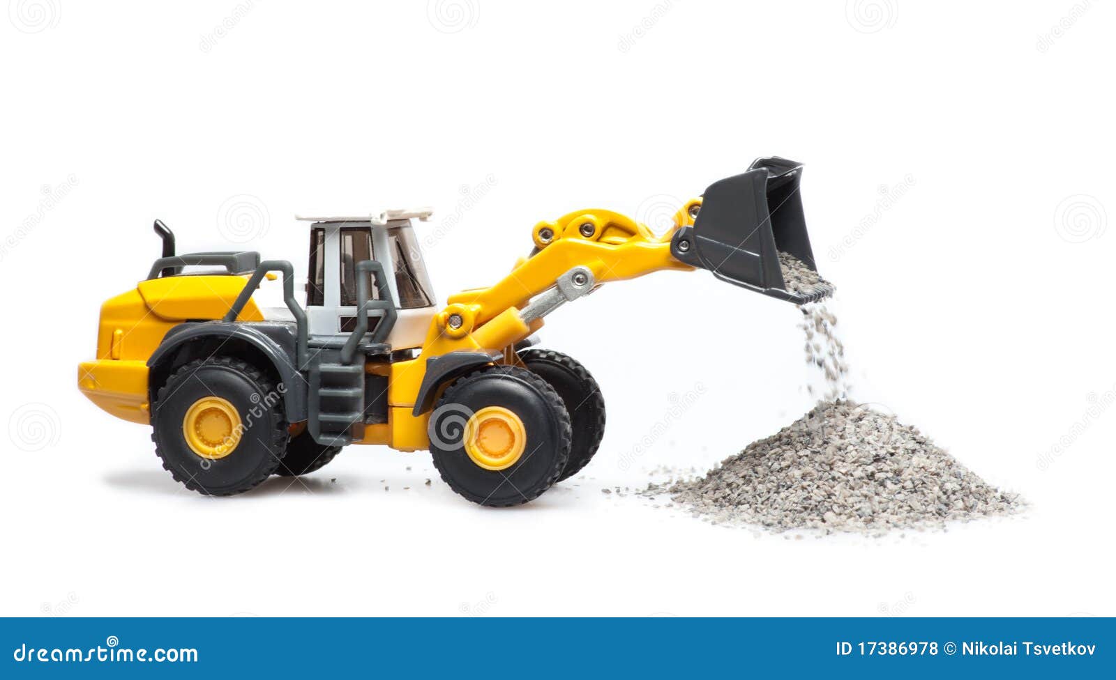 Heavy Bulldozer Moving Sand In Sandpit Royalty-Free Stock Photography ...