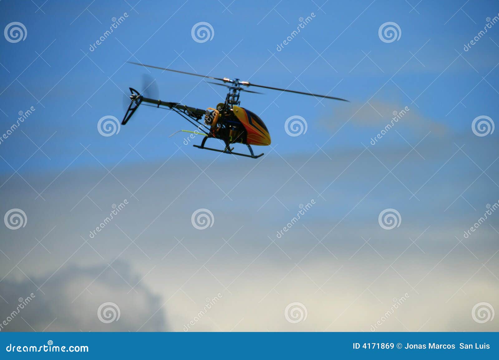 Toy helicopter in flight stock image. Image of controller - 4171869