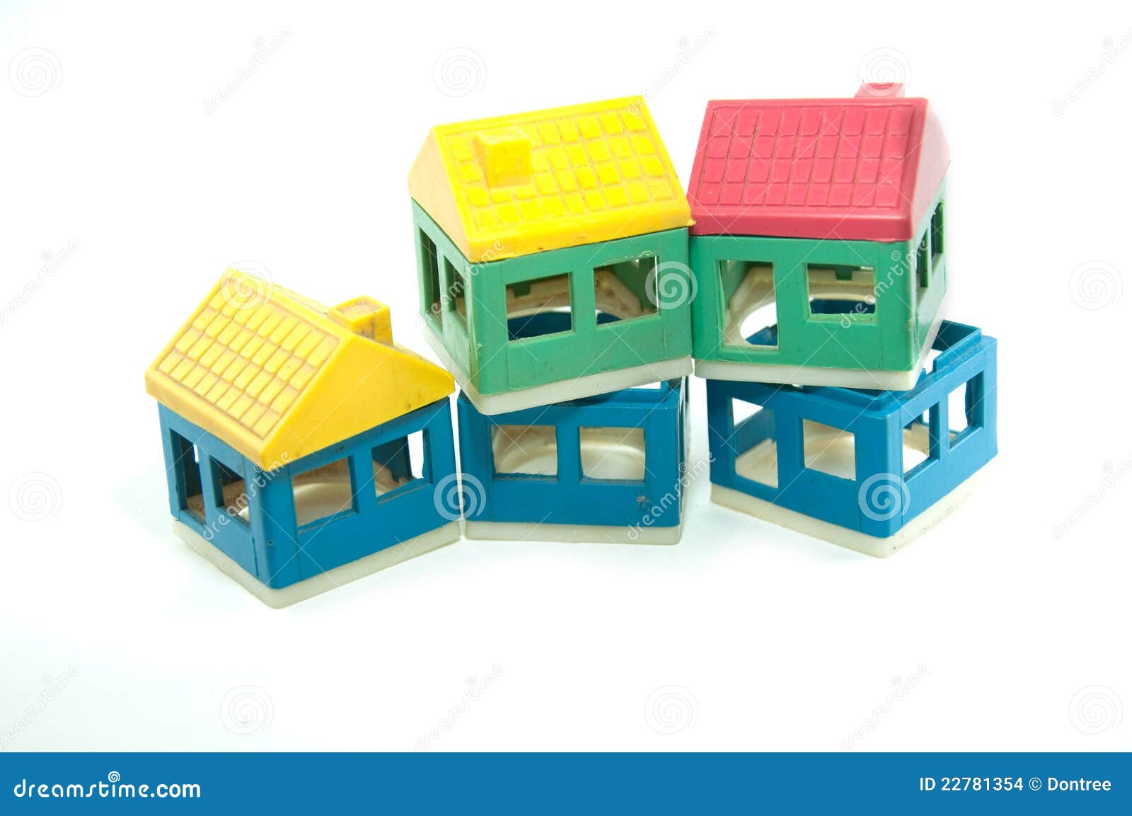Toy house stock photo. Image of colorful, connected, cubes - 22781354