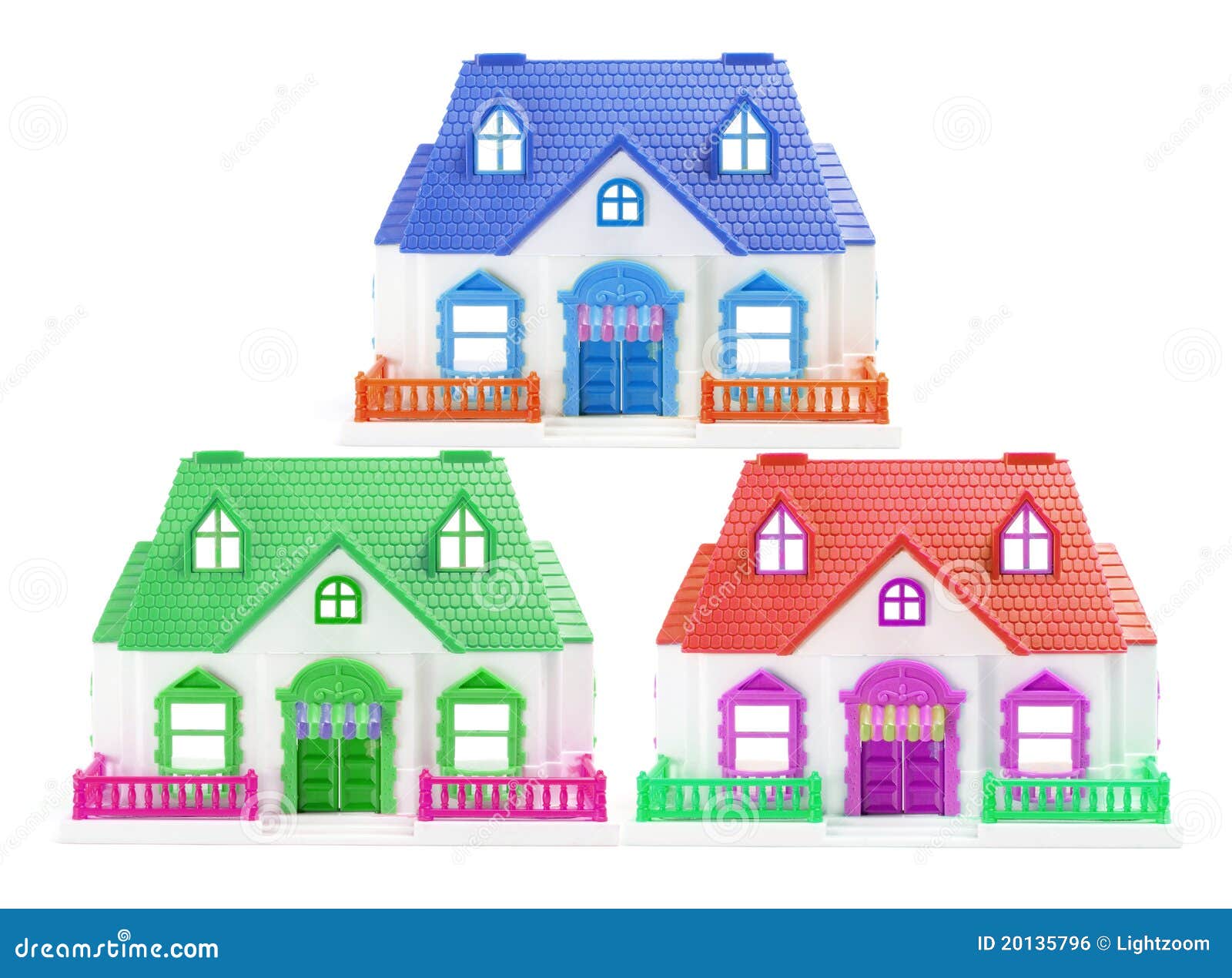 Toy Houses stock photo. Image of estate, still, game - 20135796