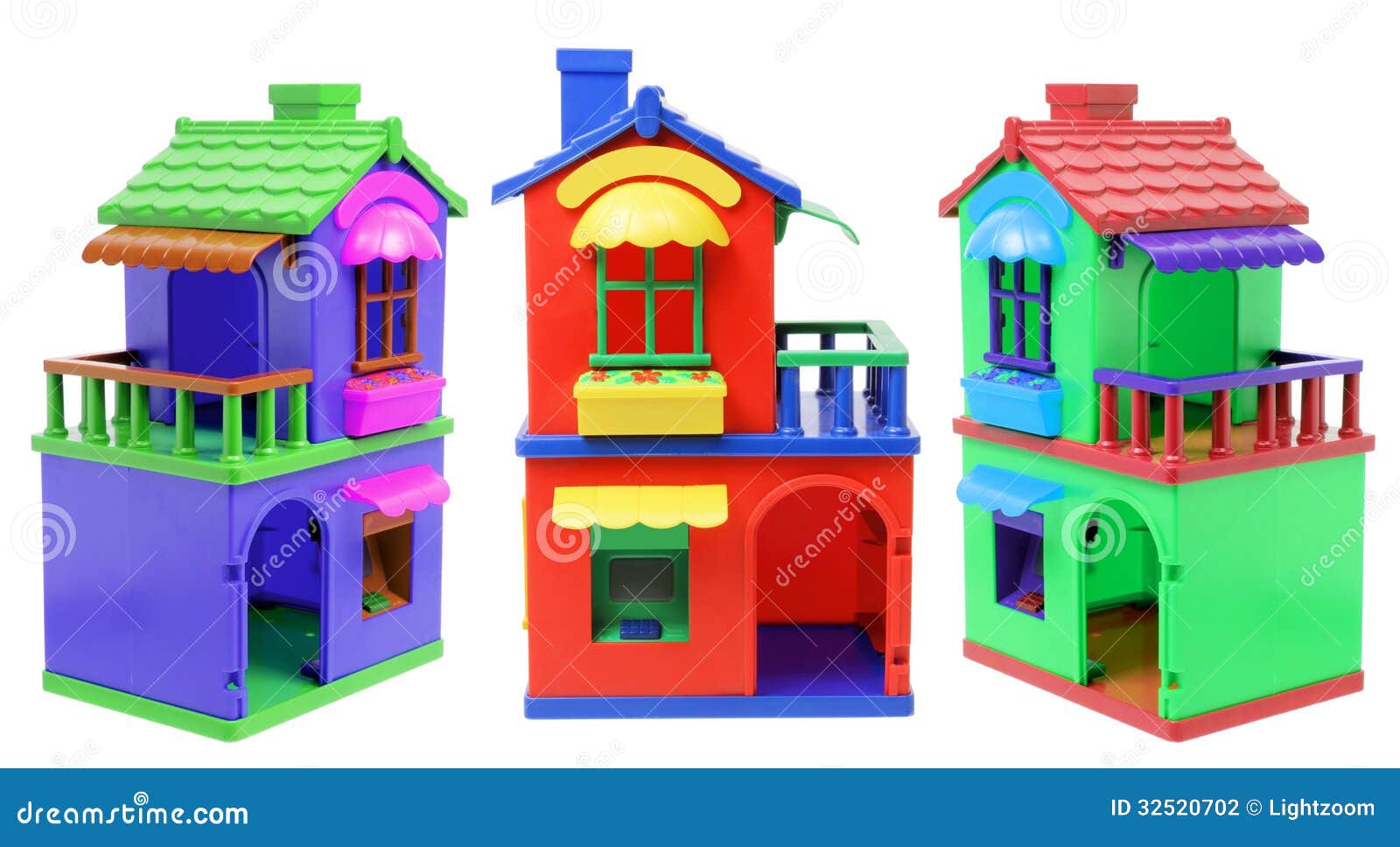 Toy Houses stock foto. Image of spel, eigendom, echt - 32520702