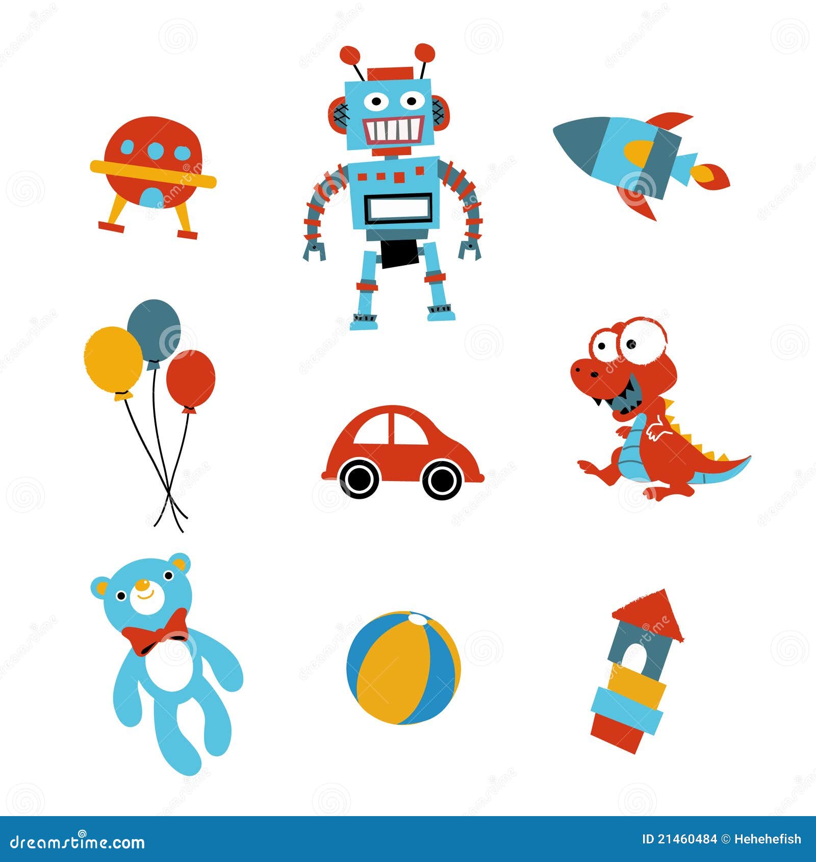 Toy icons stock vector. Illustration of childhood, graphic - 21460484