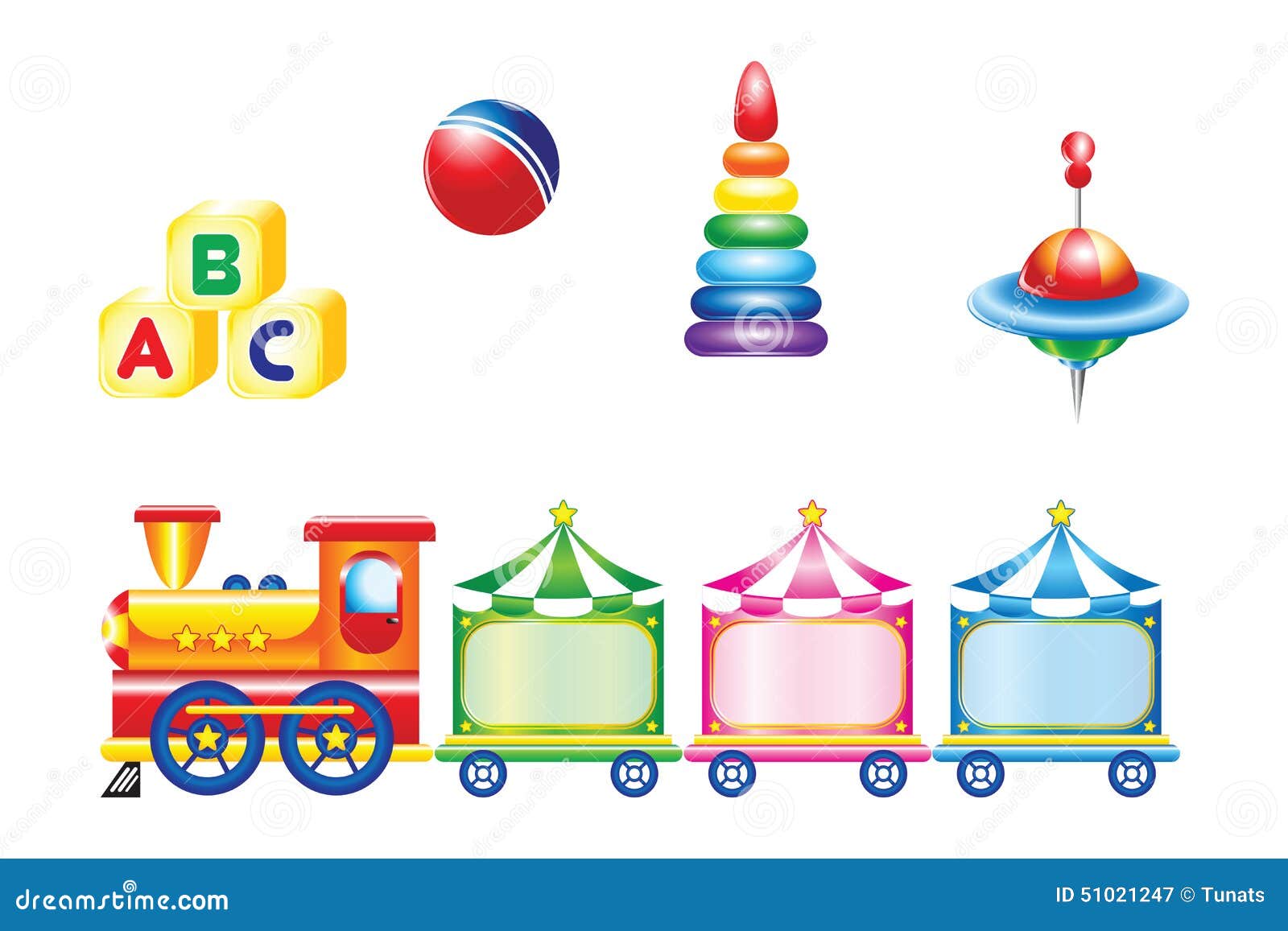 Toy Icons vector illustratie. Illustration of piramide - 51021247