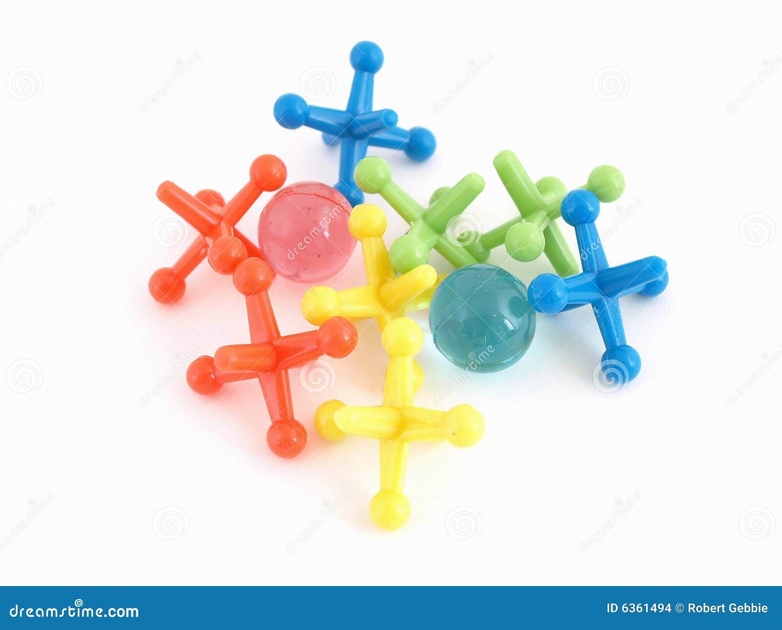 Toy Jacks stock photo. Image of toys, yellow, blue, childhood - 6361494