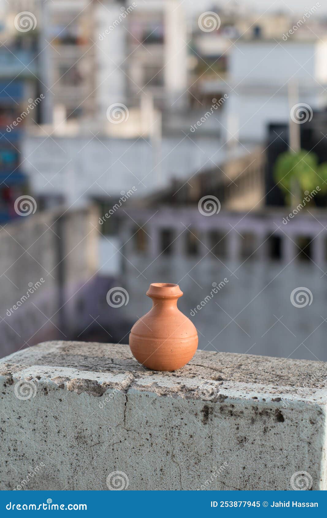 Toy jar made of soil stock image. Image of light, wood - 253877945