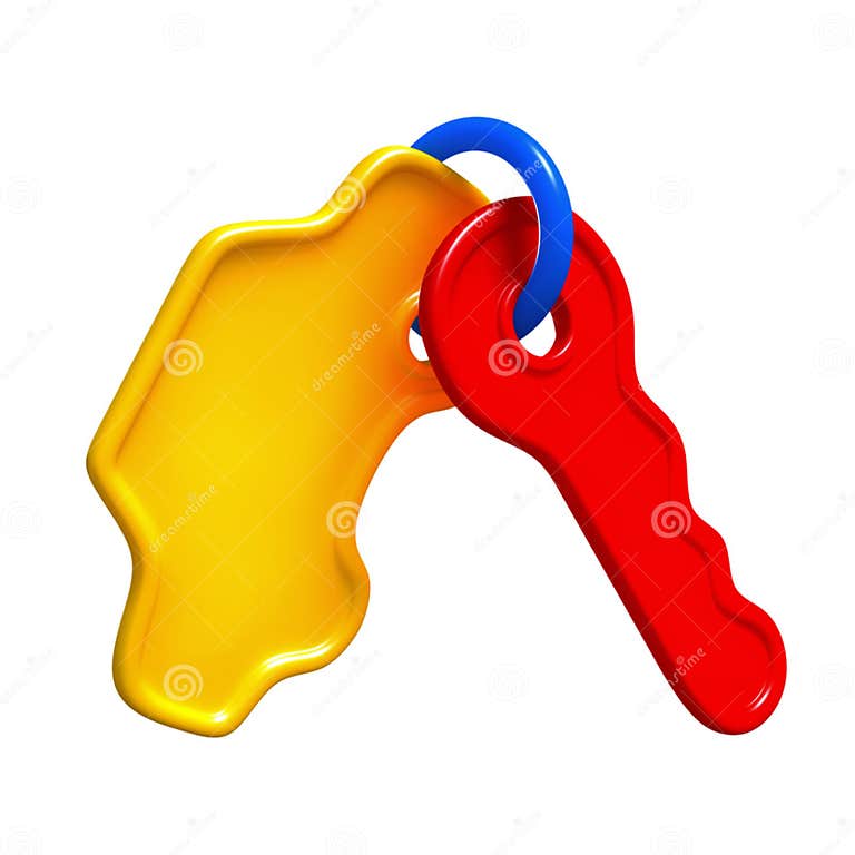 Toy key car stock illustration. Illustration of mortgage - 5863140