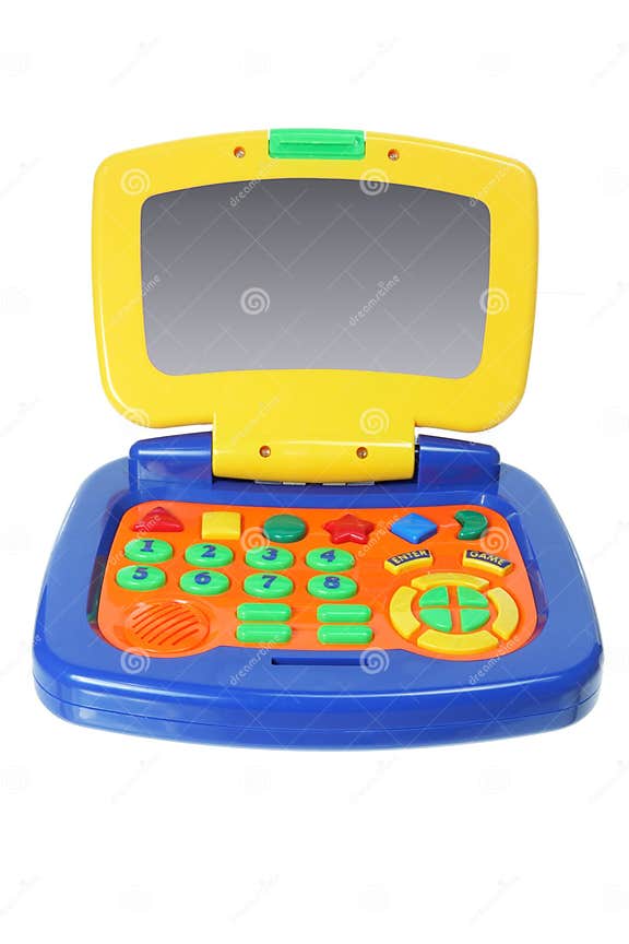 Toy Laptop stock illustration. Illustration of color - 22369921